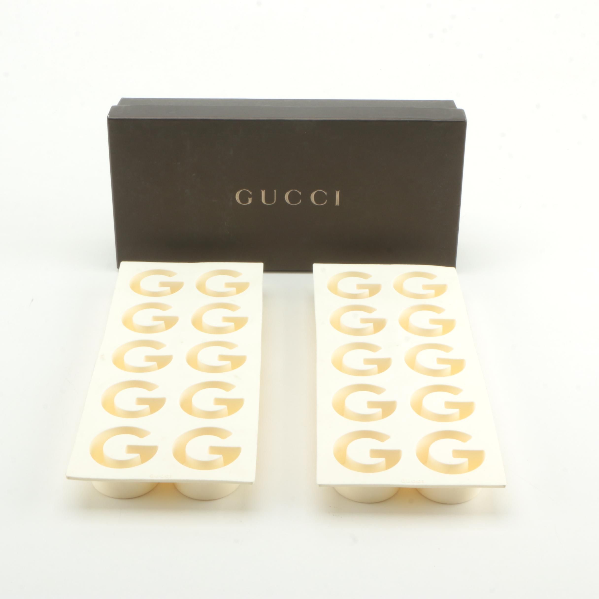 Gucci Monogram Ice Cube Tray Set | EBTH