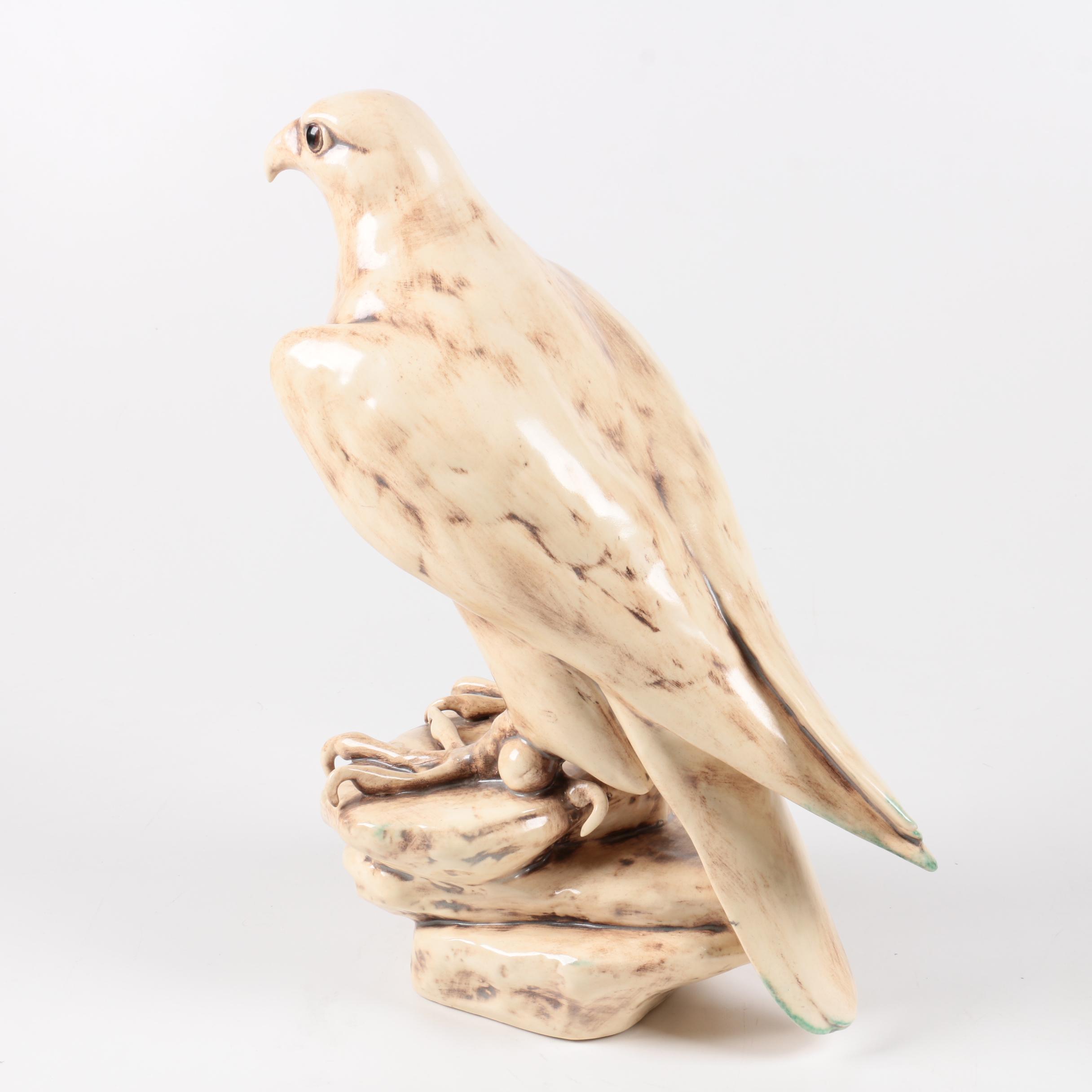 Ceramic Eagle Figurine | EBTH