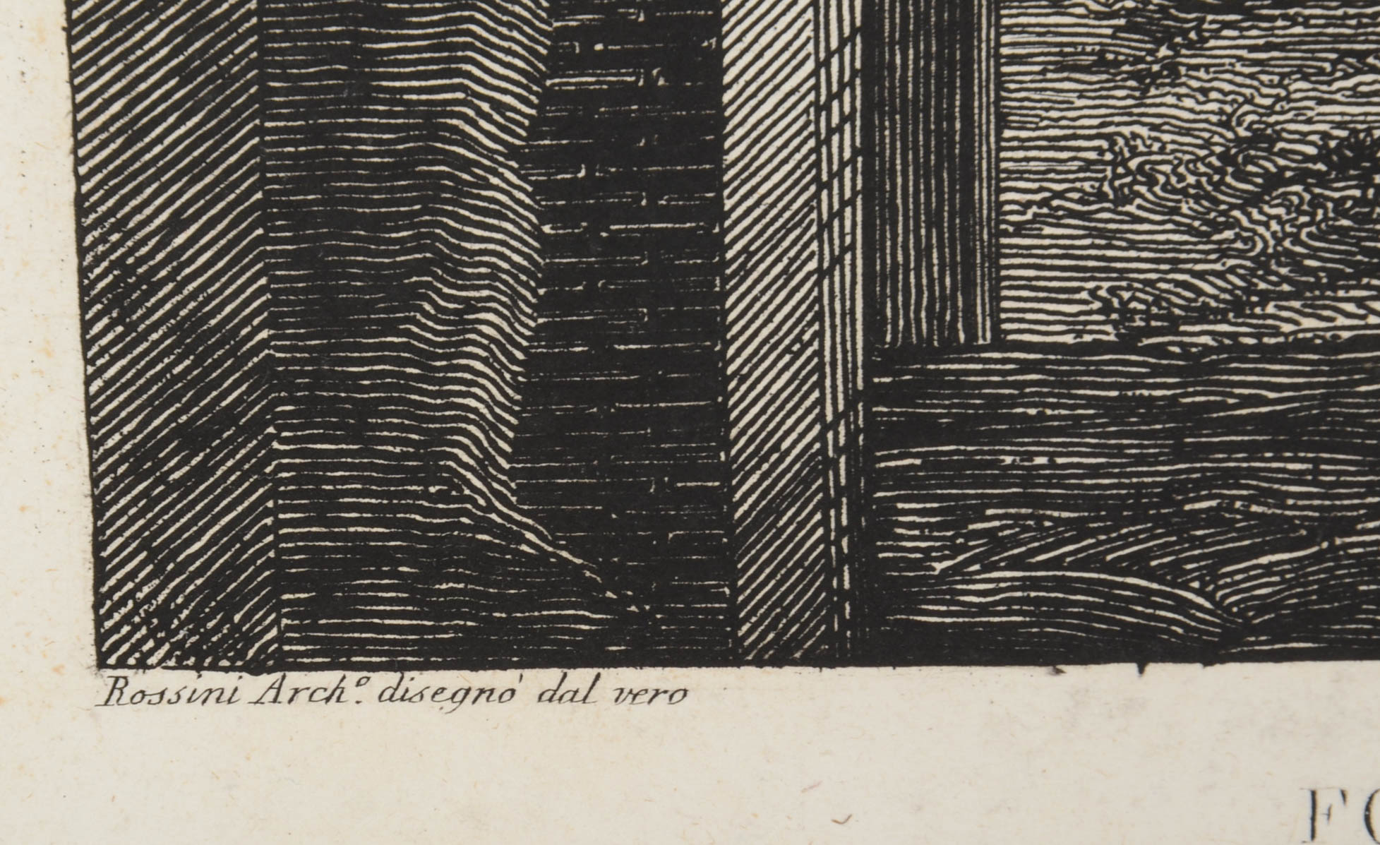 Collection of Three Antique Italian Etchings of Roman Antiquities | EBTH