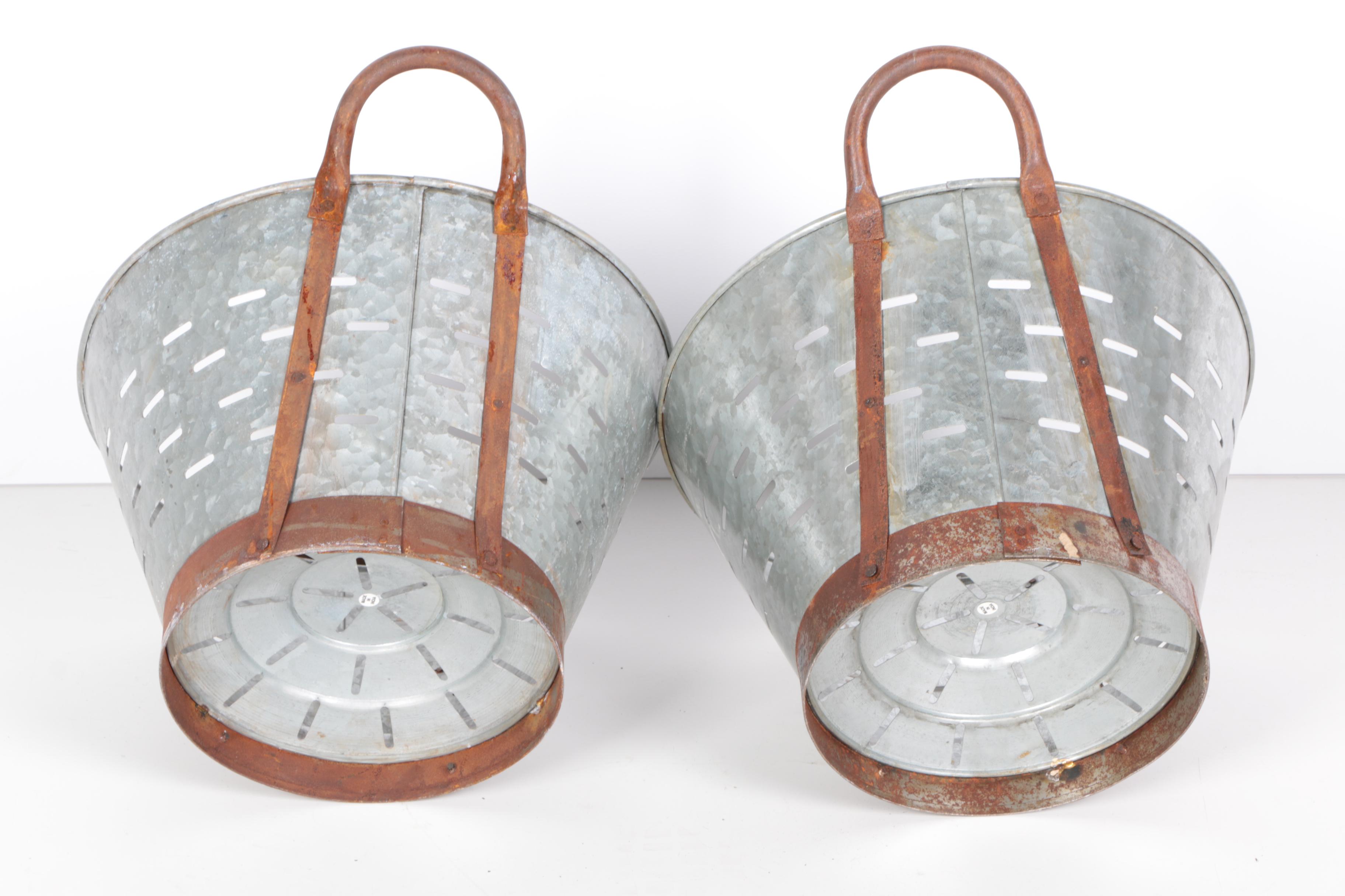 Four Olive Buckets | EBTH