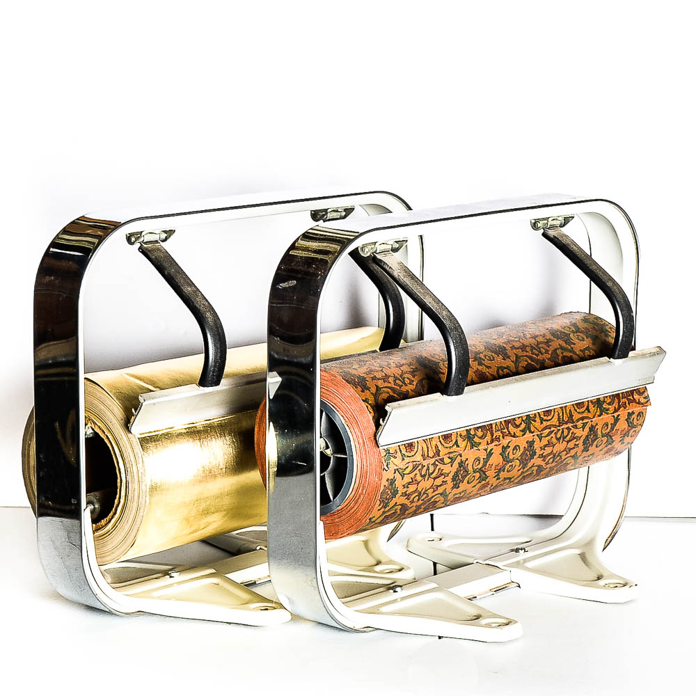 Pair of Commercial Wrapping Paper Rollers | EBTH