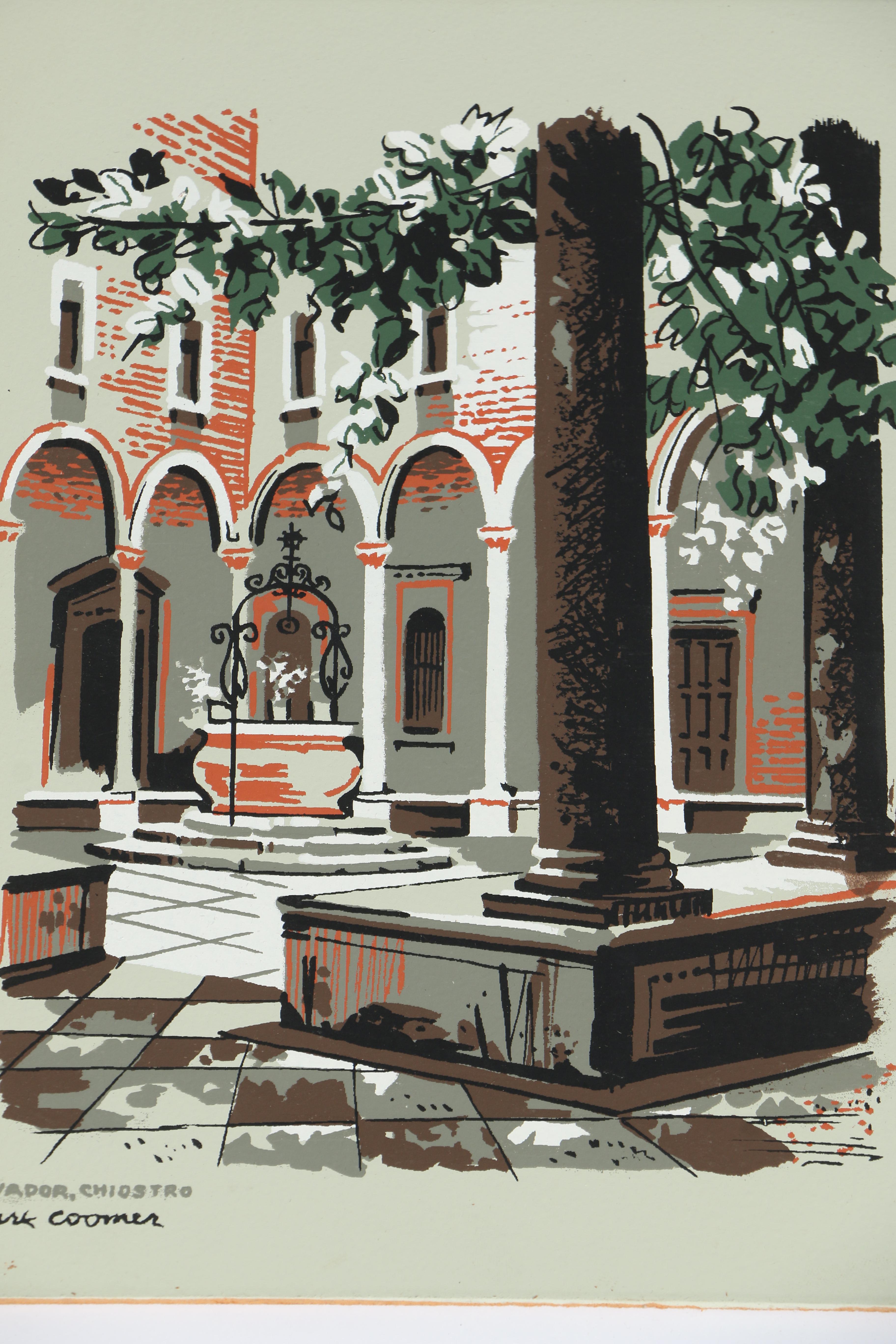 Mark Coomer Serigraphs Featuring Western America and Venice | EBTH