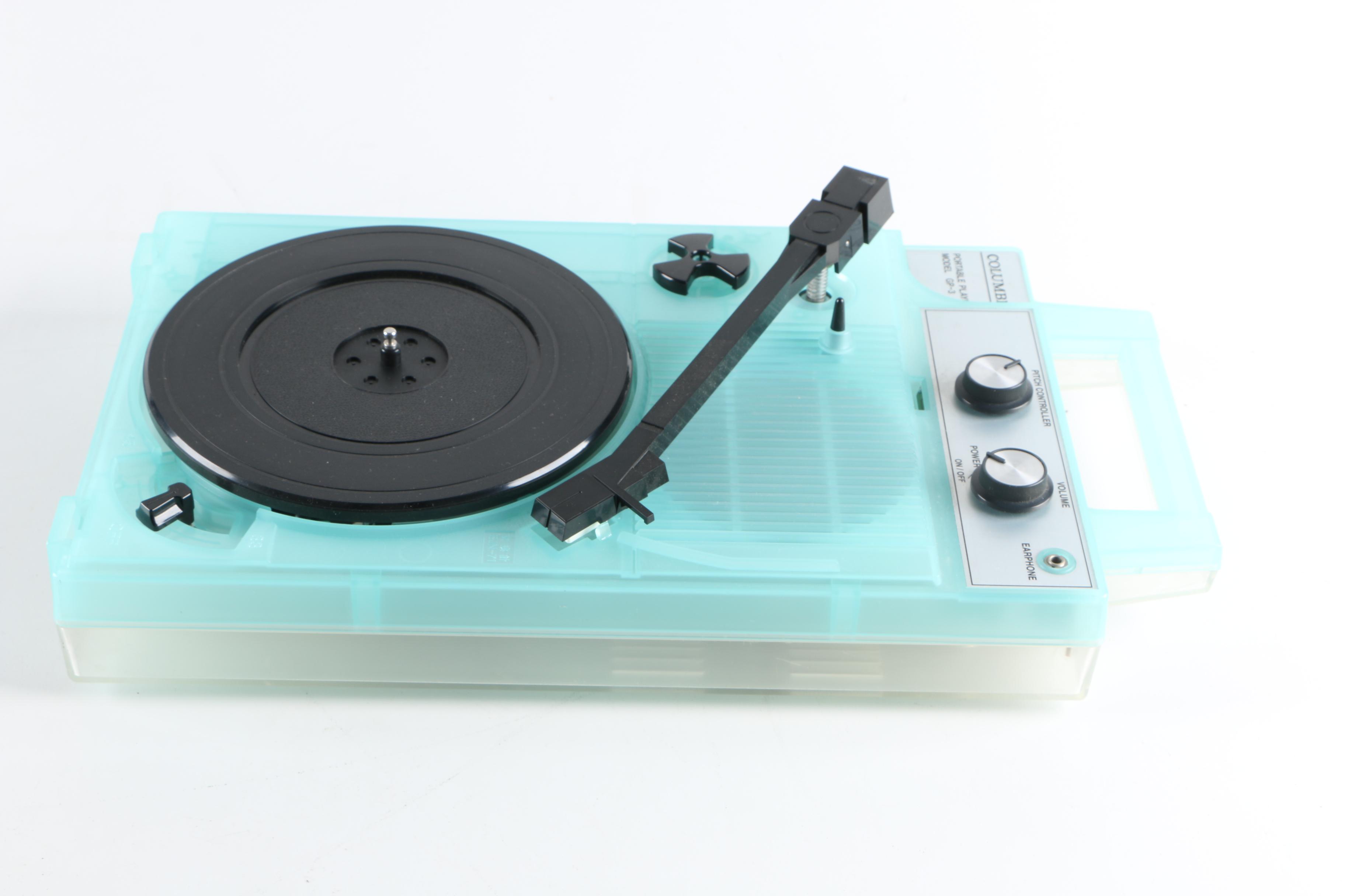 Vintage Columbia GP-3 Portable Turntable | EBTH