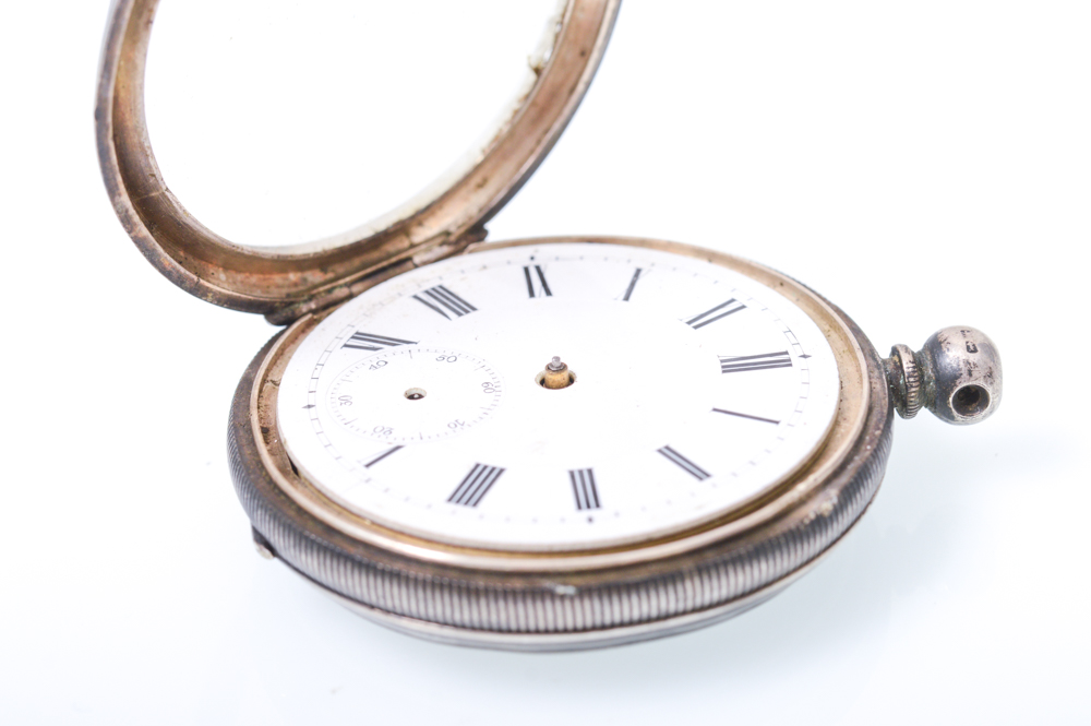 Antique Circa 1885 Billodes Sterling Silver Pocket Watch | EBTH