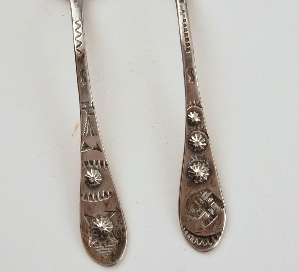 Three Native American Made 800 Silver Spoons | EBTH
