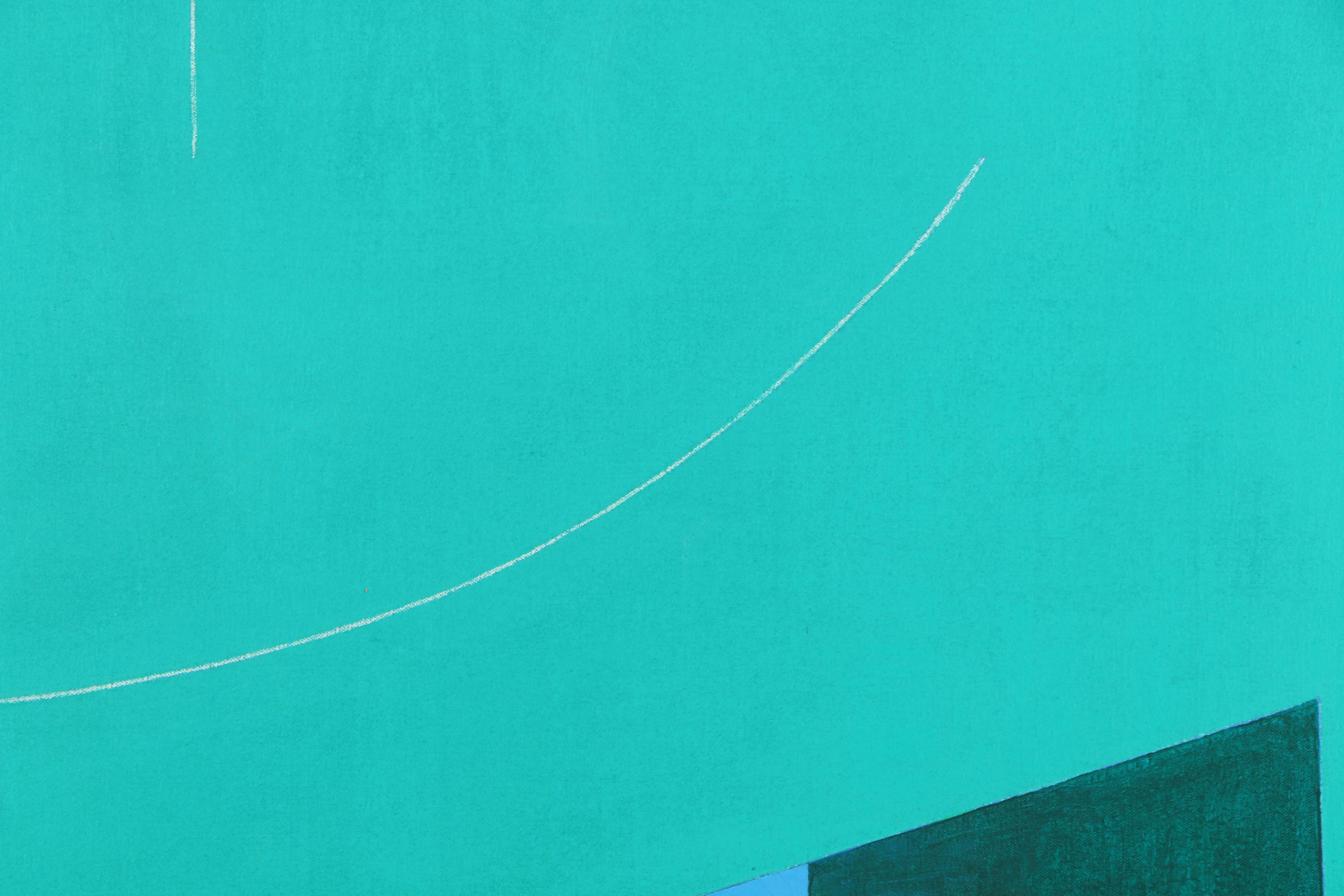 Edwin Ruda Oil Painting "Blue and Green Diptych" | EBTH