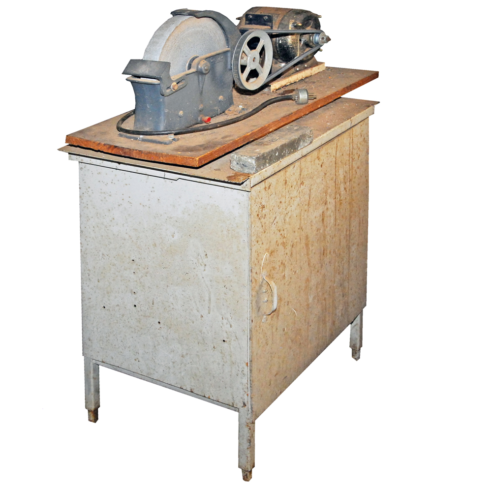 Vintage Dunlap Bench Grinder | EBTH