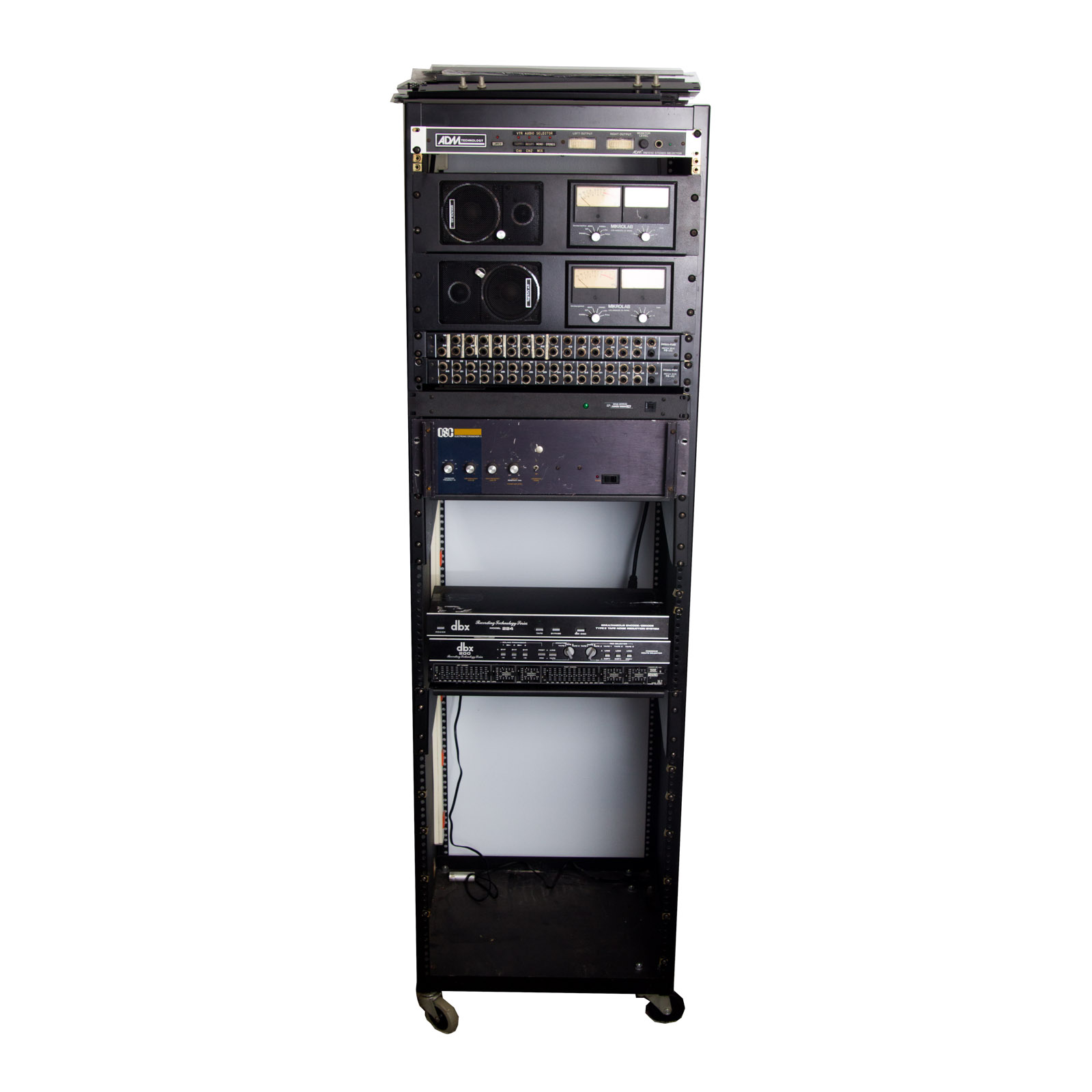 Audio Rack System With Assorted Recording Equipment | EBTH