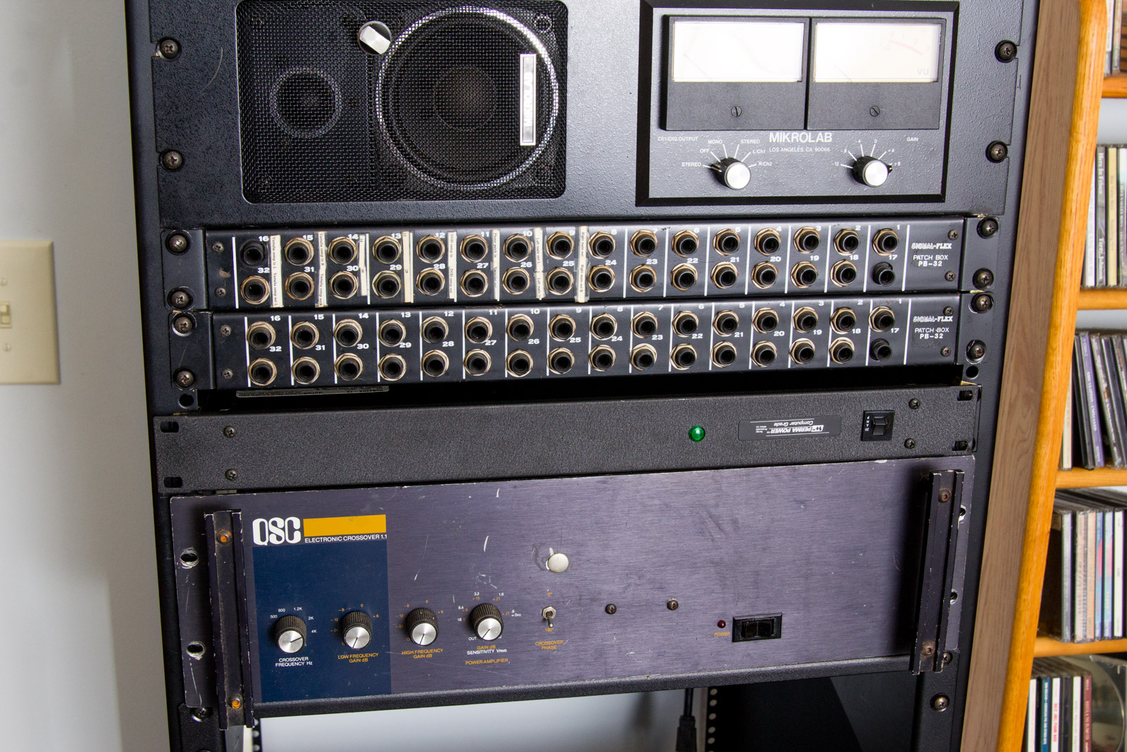Audio Rack System With Assorted Recording Equipment | EBTH