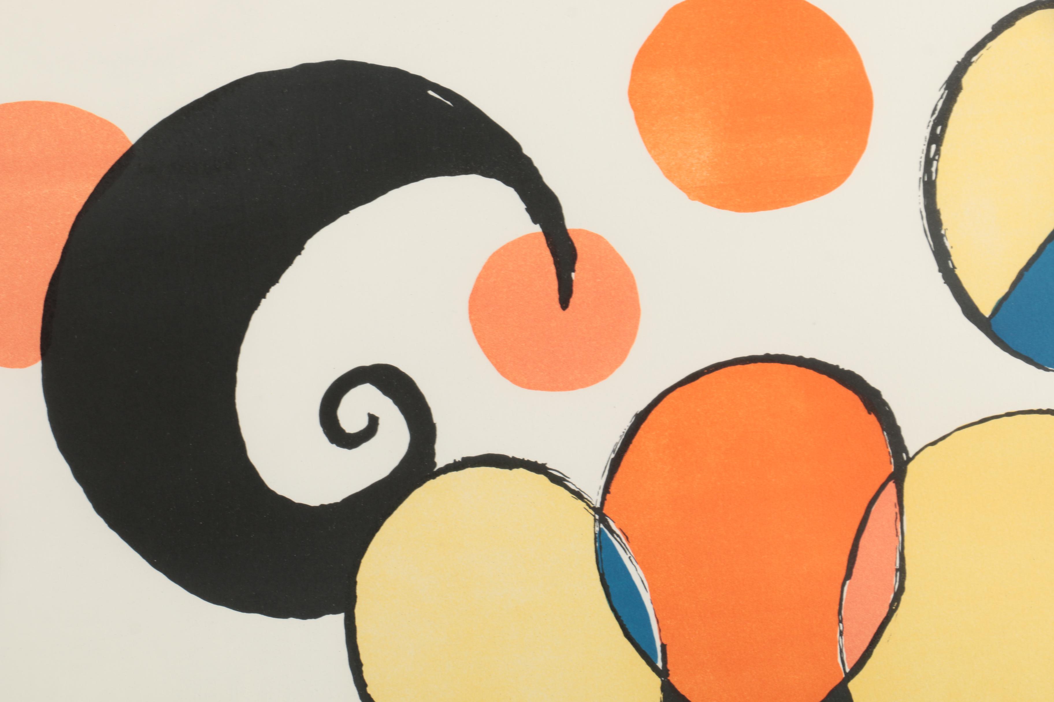Signed Alexander Calder Artist Proof Color Lithograph | EBTH