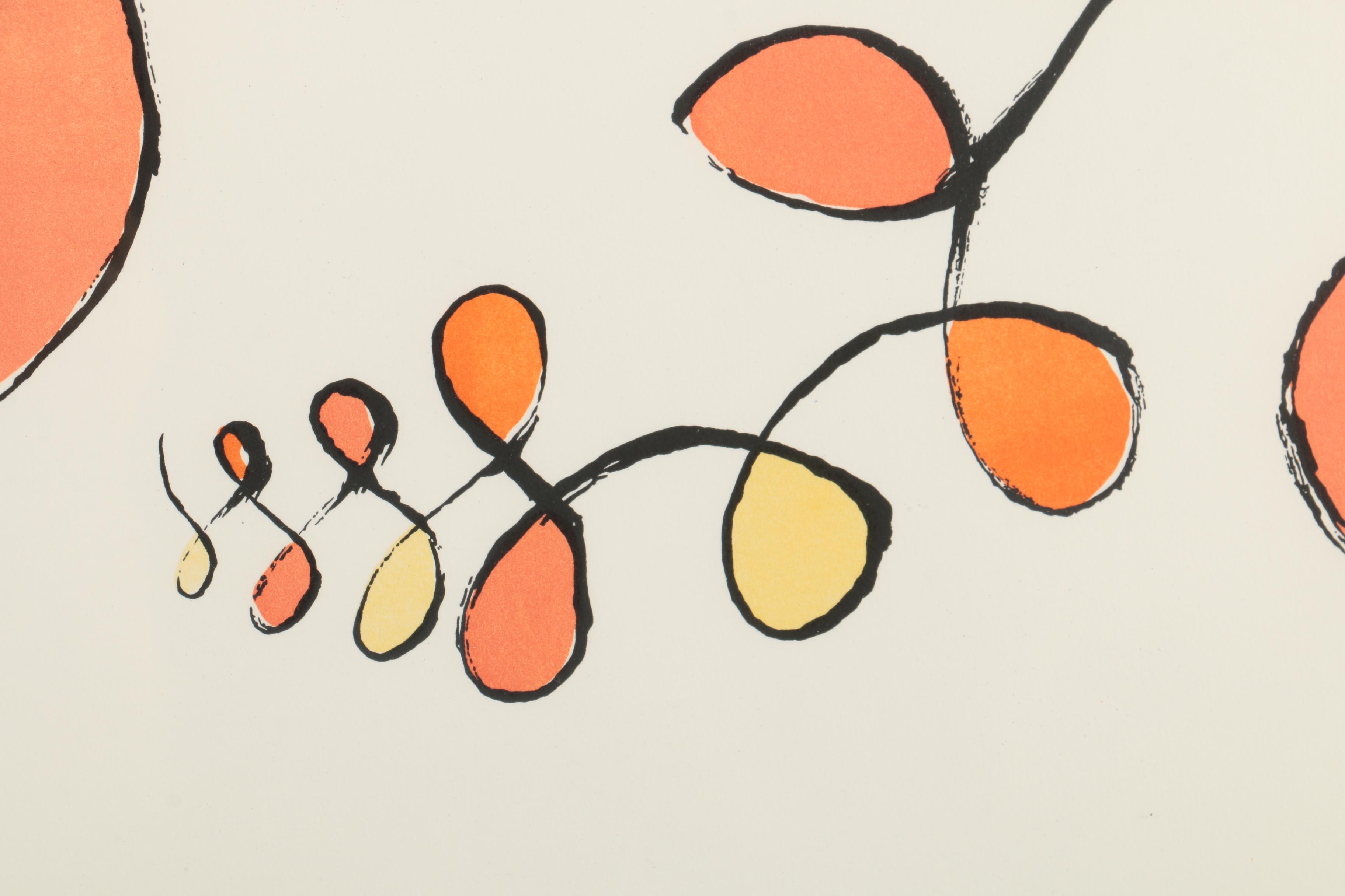 Signed Alexander Calder Artist Proof Color Lithograph | EBTH
