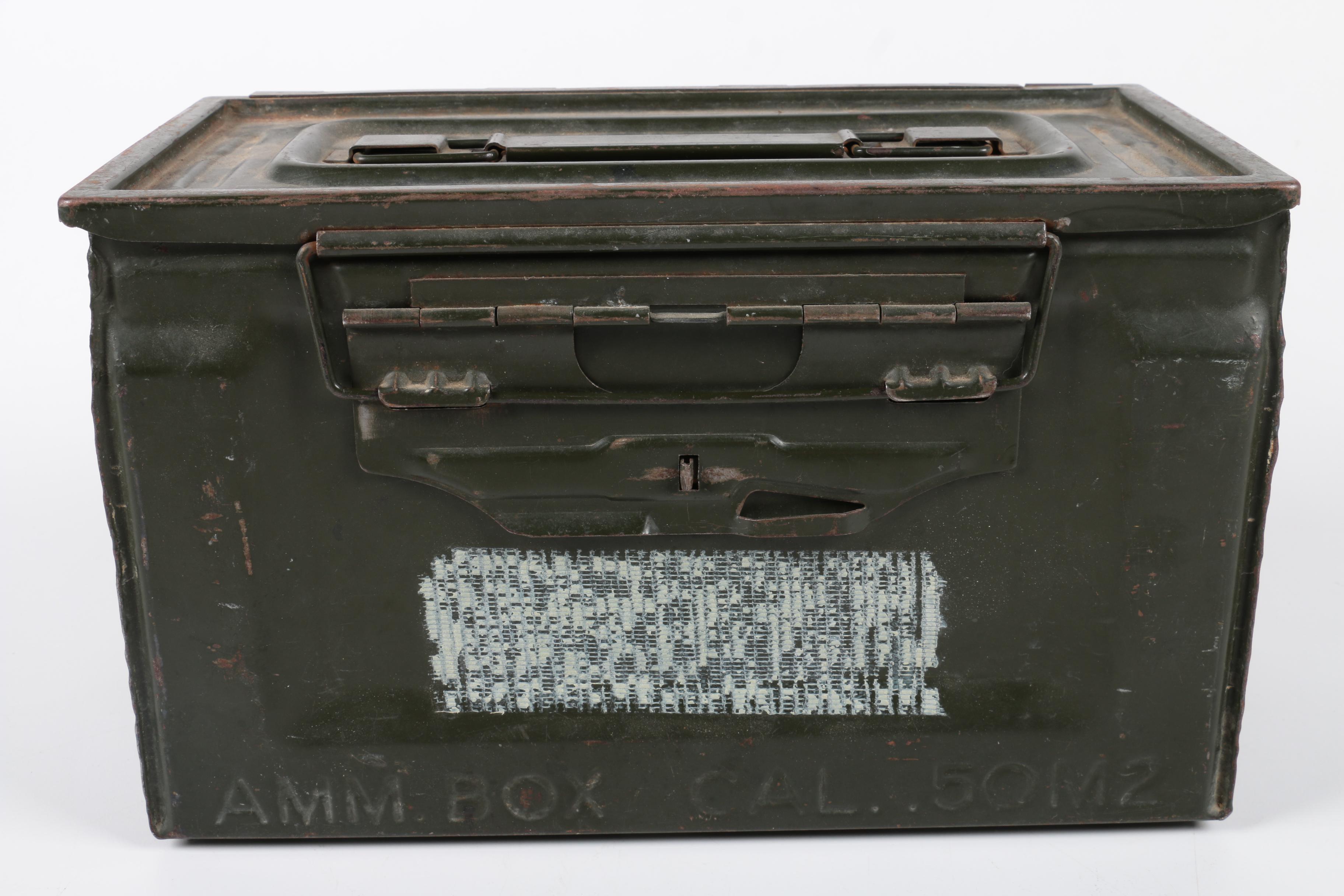 Vintage 50 Cal Ammunition Box | EBTH