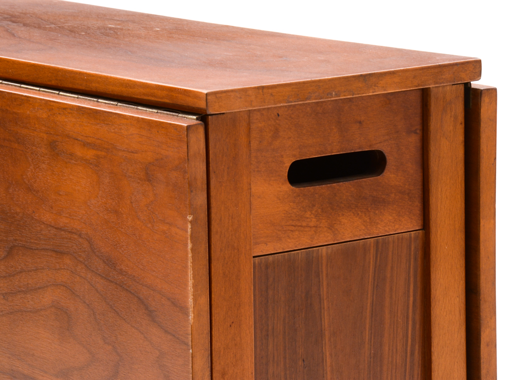 Mid Century Modern Romanian Folding Drop Leaf Table and Chairs | EBTH