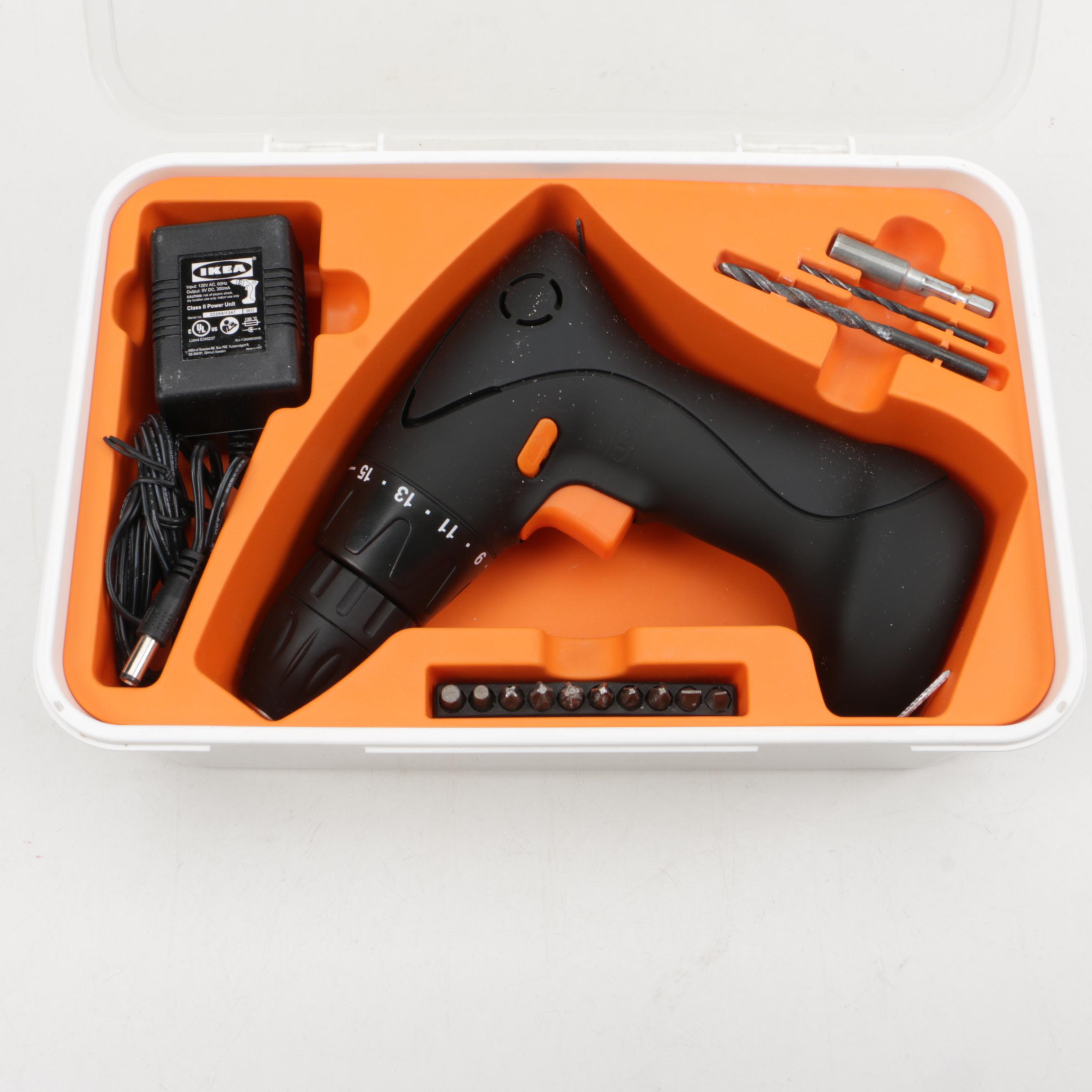 Essentials Tool Bag with Assorted Tools and Ikea Drill | EBTH