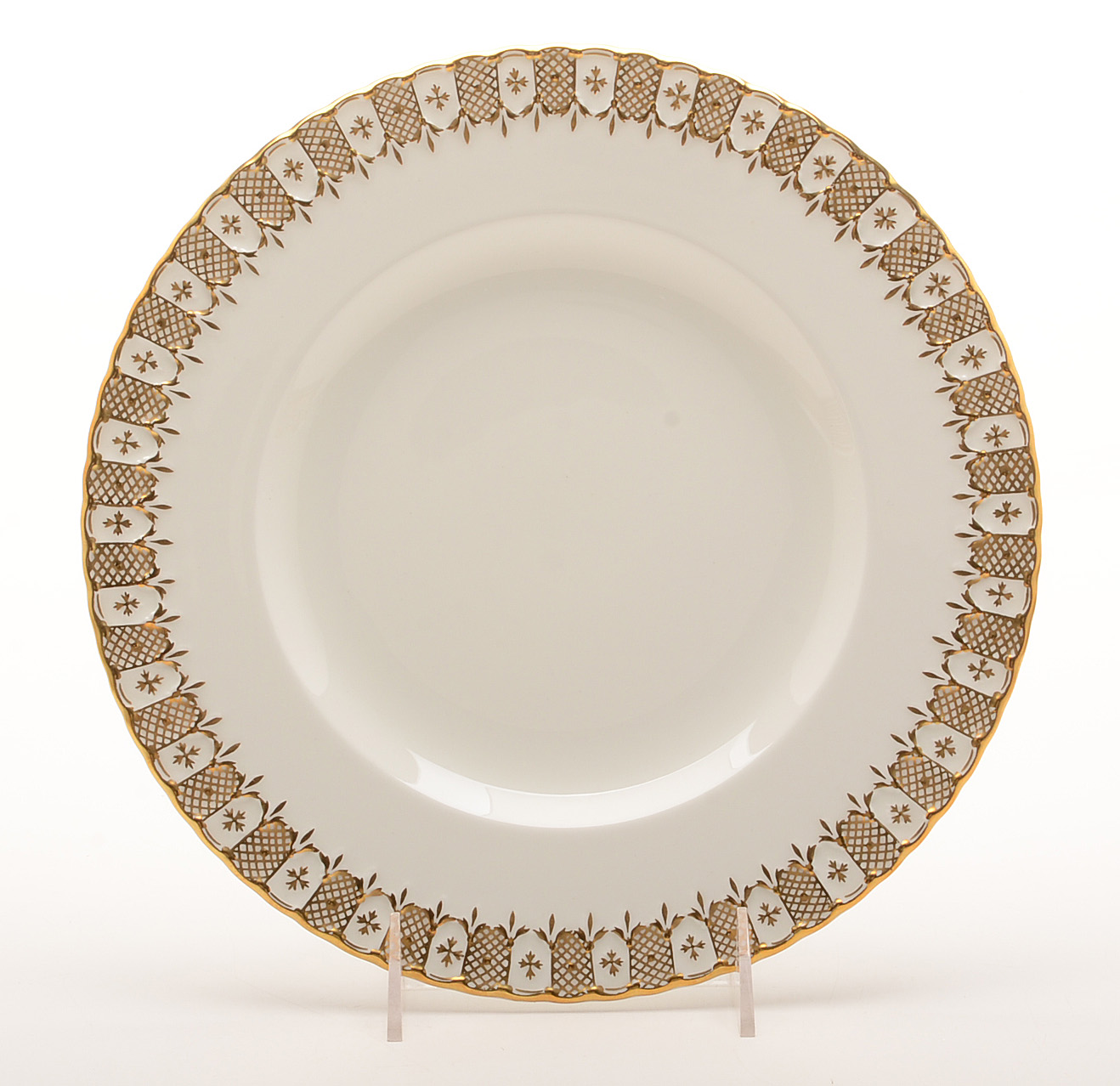 Royal Crown Derby "Heraldic Gold" China Service For Twelve | EBTH