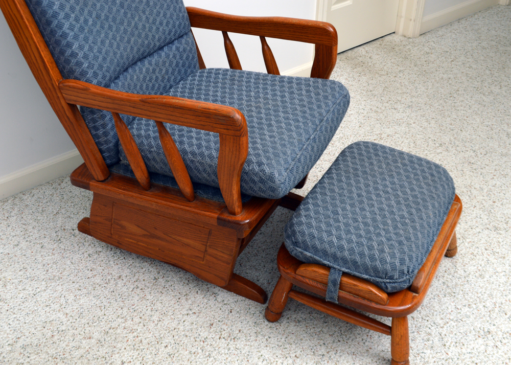 Glider Rocker and Ottoman by Town Square | EBTH