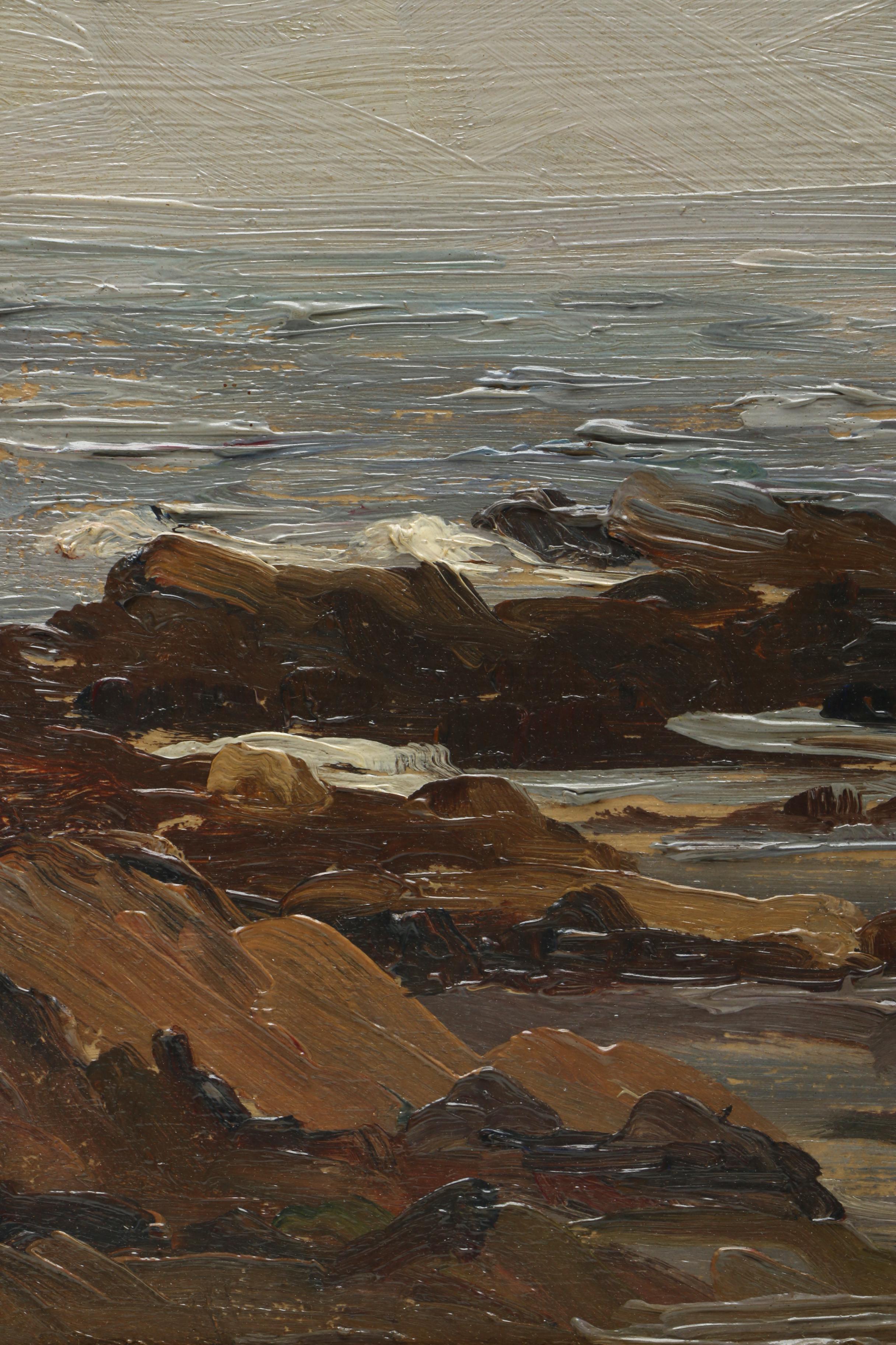 Mary Butler Oil Painting of a Waterfront Landscape | EBTH