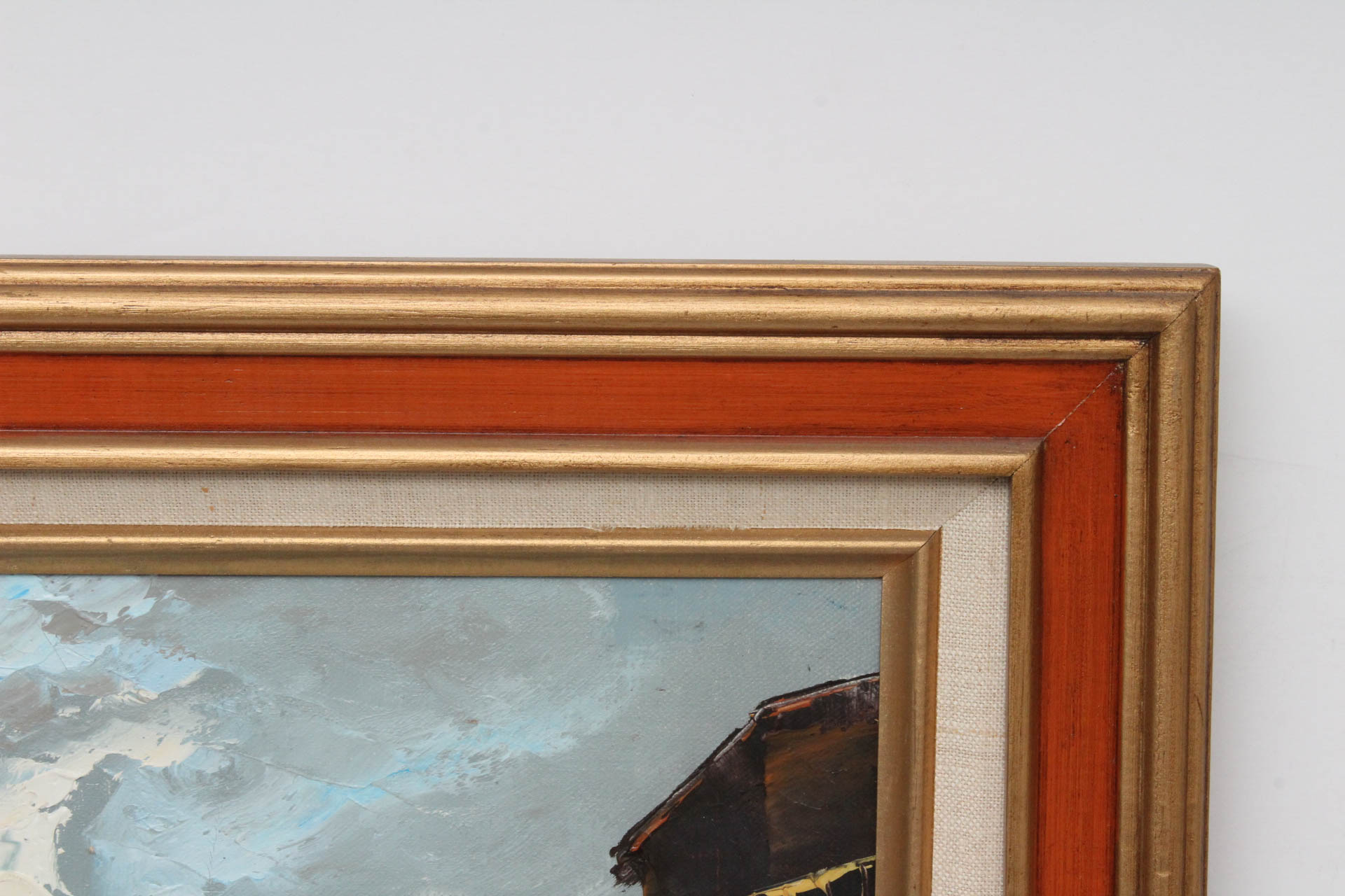 Original Balin Oil Painting on Canvas of Paris Street | EBTH