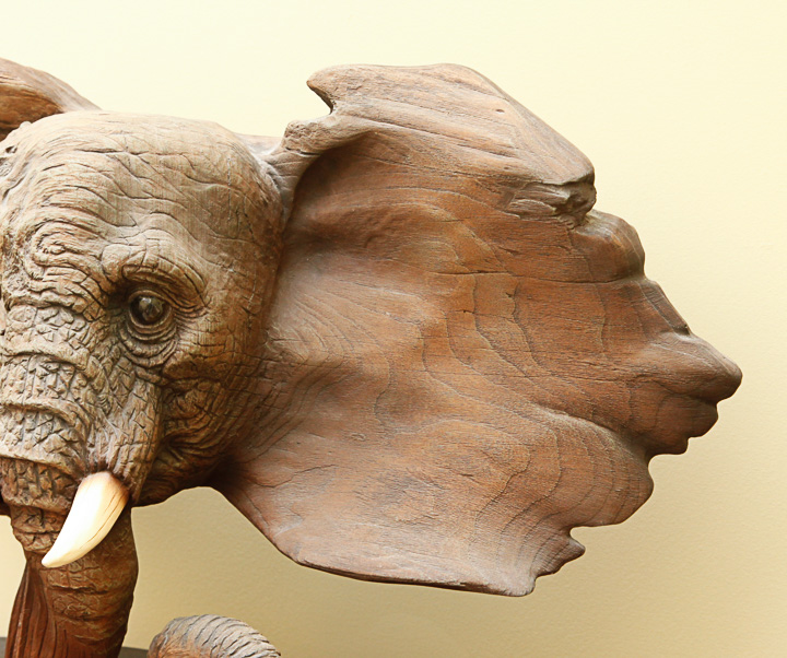 Rick Cain Limited Edition Wooden Sculpture "The Elder" | EBTH