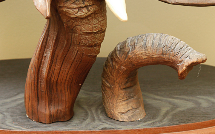 Rick Cain Limited Edition Wooden Sculpture "The Elder" | EBTH