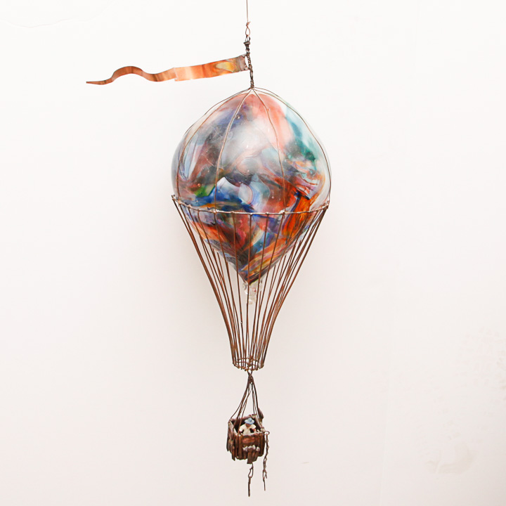 Mixed Media Hot Air Balloon Sculpture | EBTH