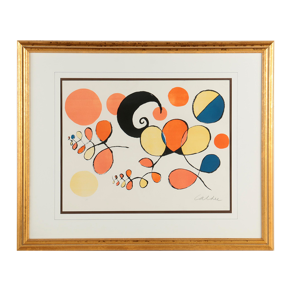 Signed Alexander Calder Artist Proof Color Lithograph | EBTH
