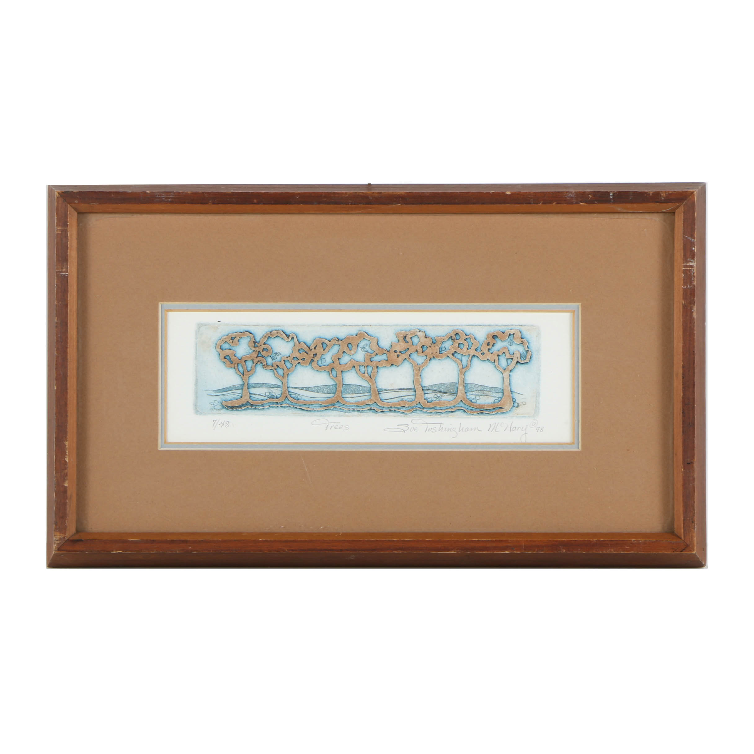 Sue Tushingham-McNary Limited Edition Etching "Trees" | EBTH