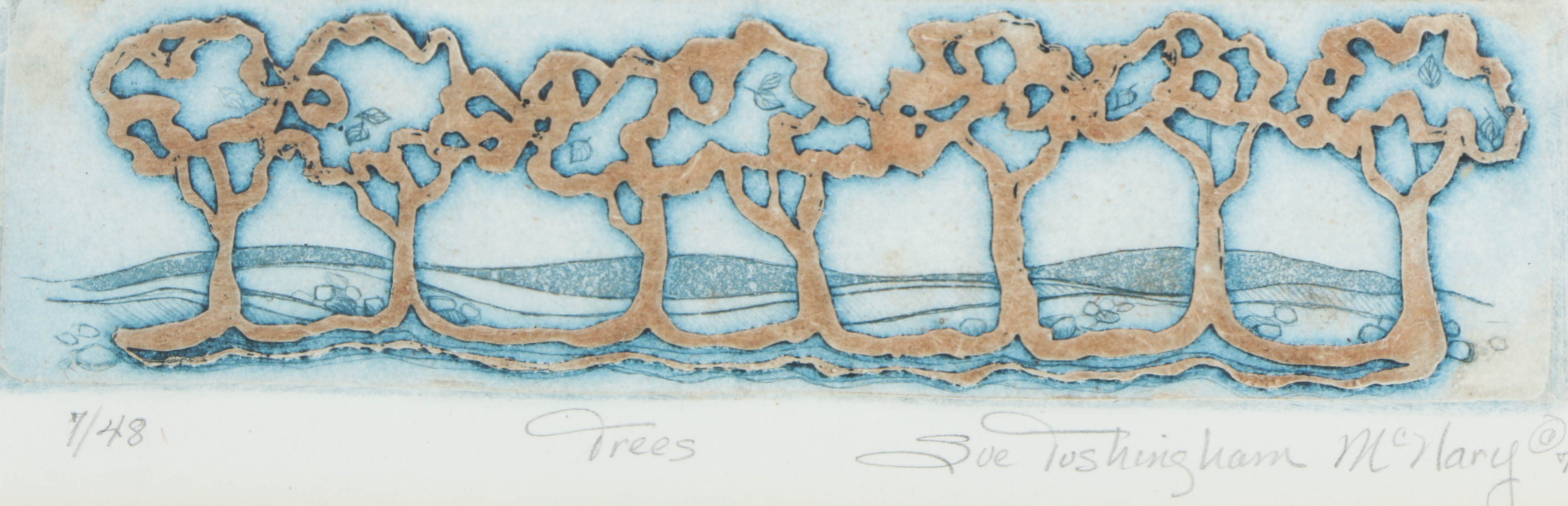 Sue Tushingham-McNary Limited Edition Etching "Trees" | EBTH