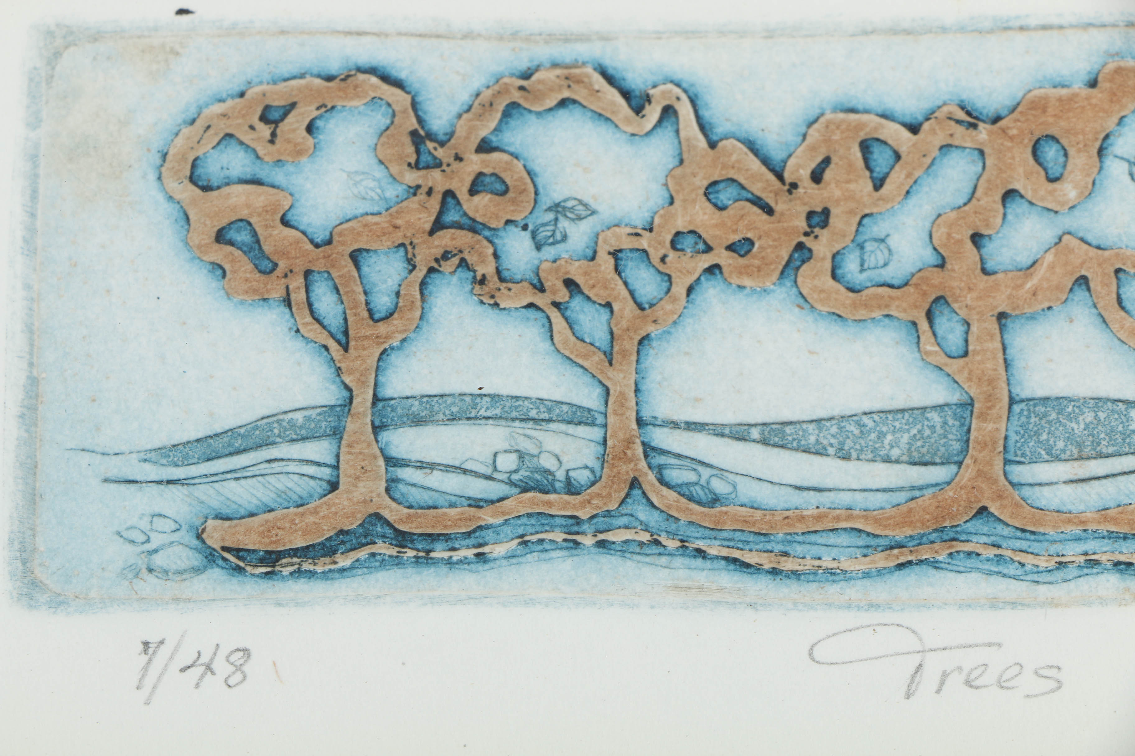 Sue Tushingham-McNary Limited Edition Etching "Trees" | EBTH
