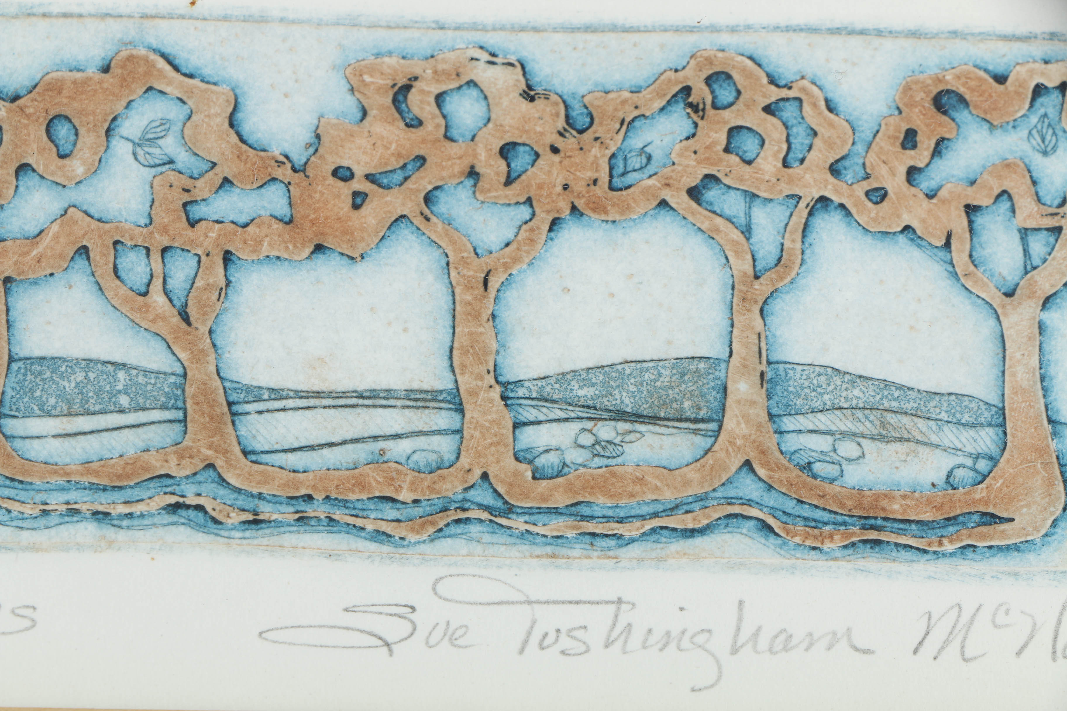 Sue Tushingham-McNary Limited Edition Etching "Trees" | EBTH