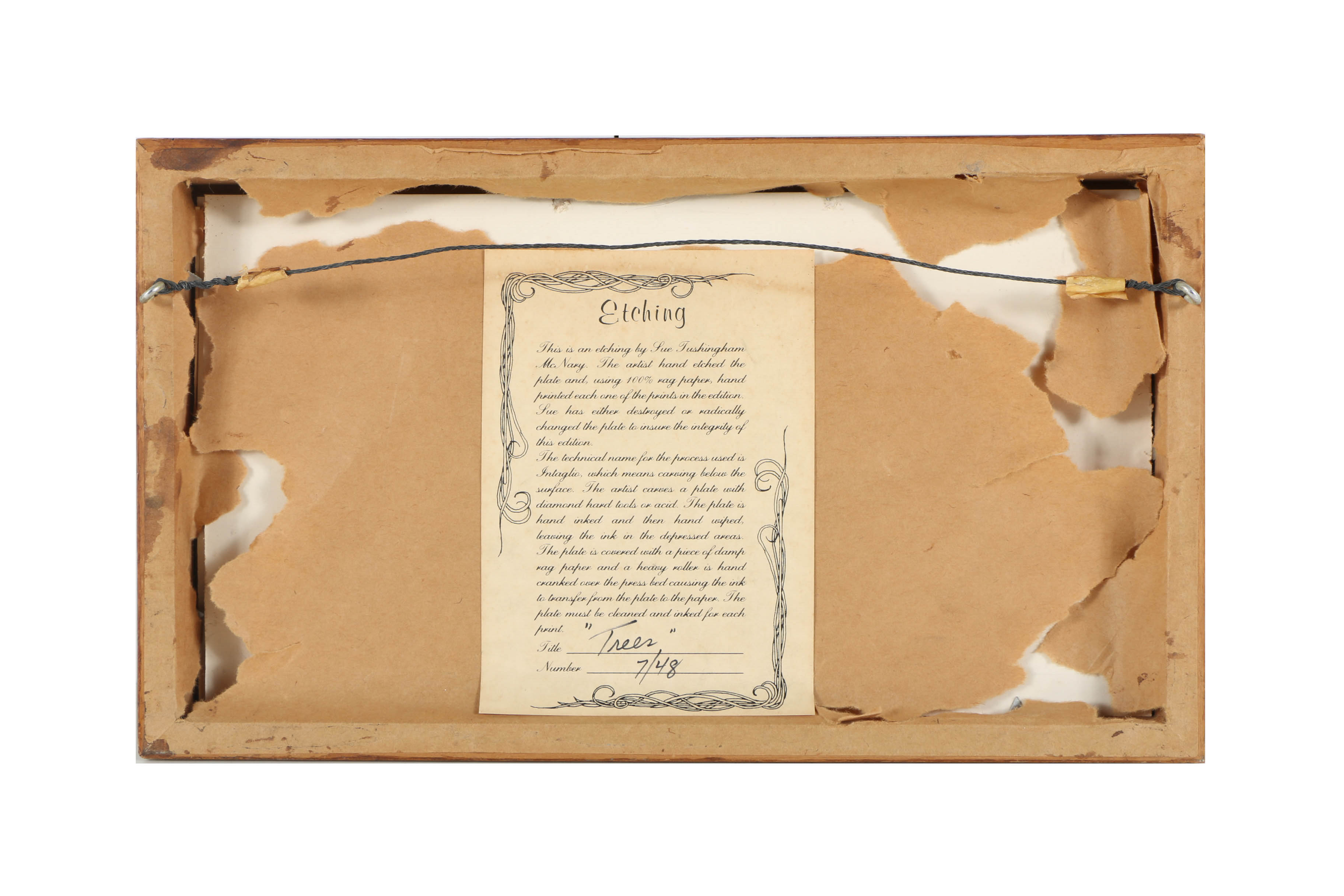 Sue Tushingham-McNary Limited Edition Etching "Trees" | EBTH