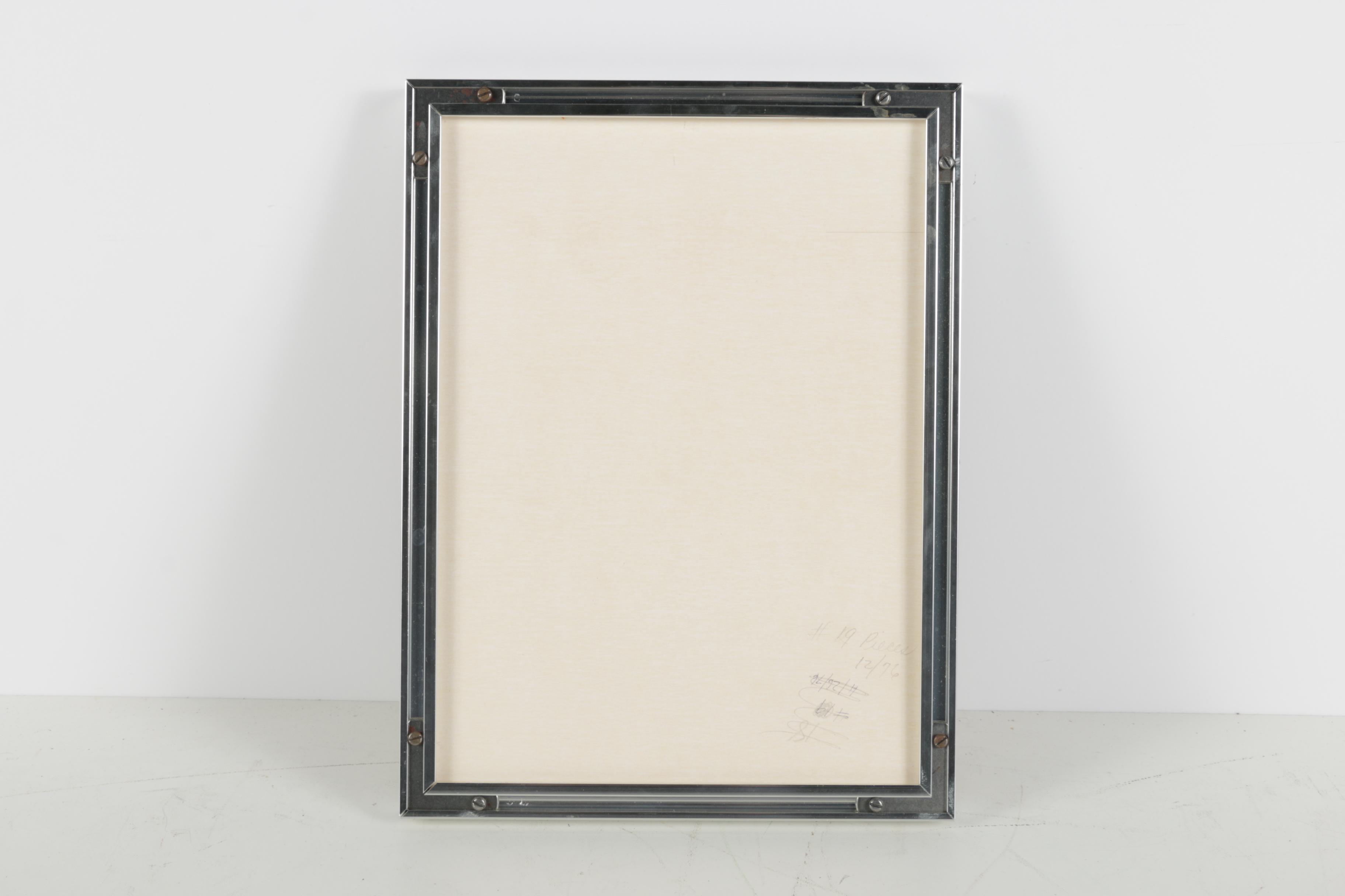 Nancy Howes Original 1976 Oil Painting on Canvas Board "Pieces" | EBTH