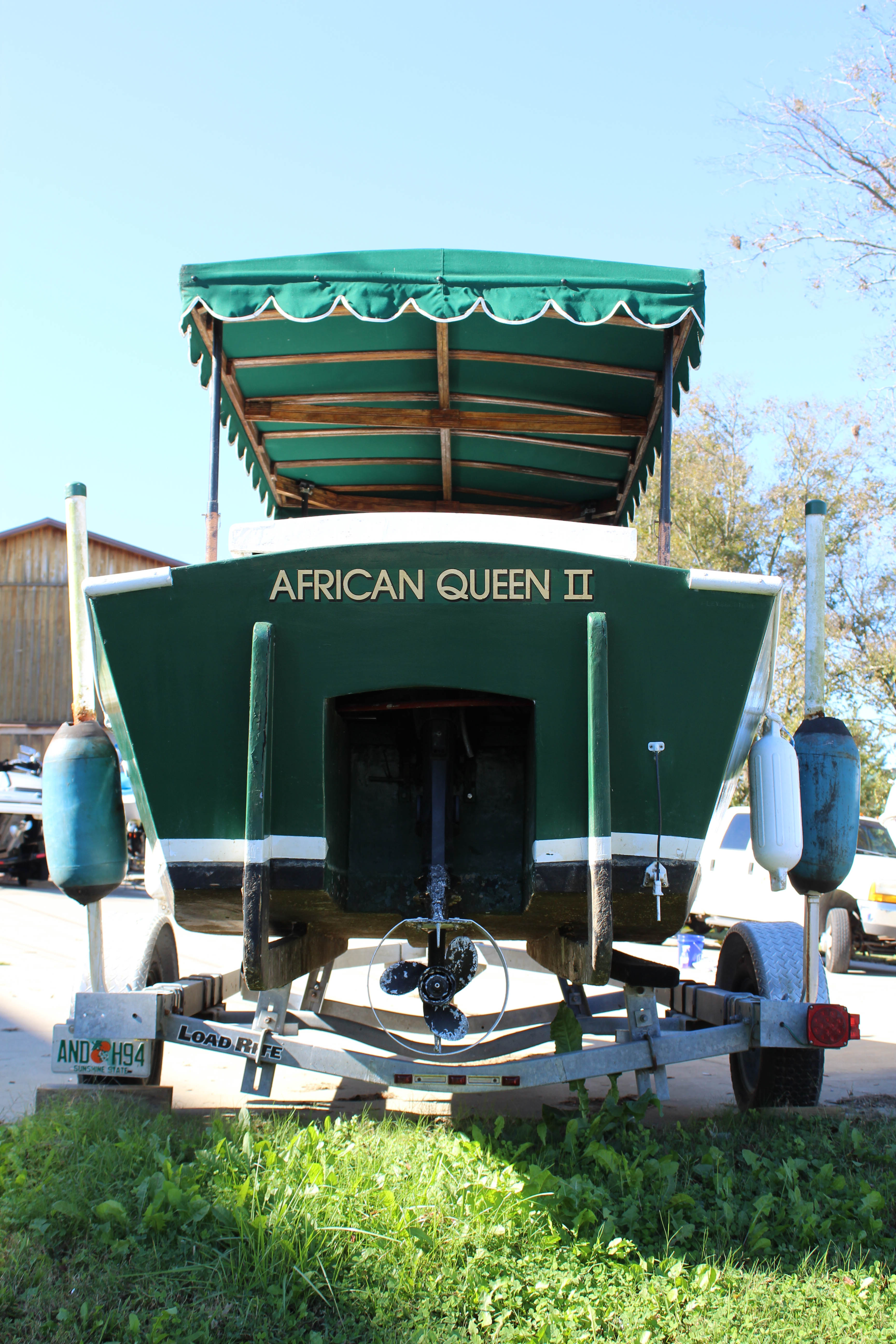 Vintage 1999 Custom Wooden Motorboat "African Queen II" | EBTH