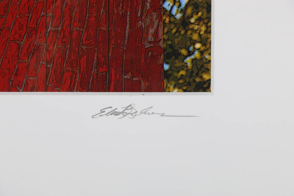 Pair of Ed Behrens Digital Photographs "Rusty Metal" and "Metal ...