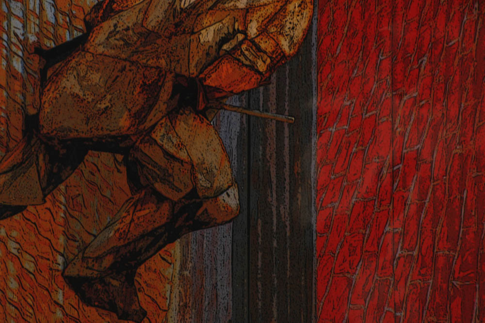 Pair of Ed Behrens Digital Photographs "Rusty Metal" and "Metal ...