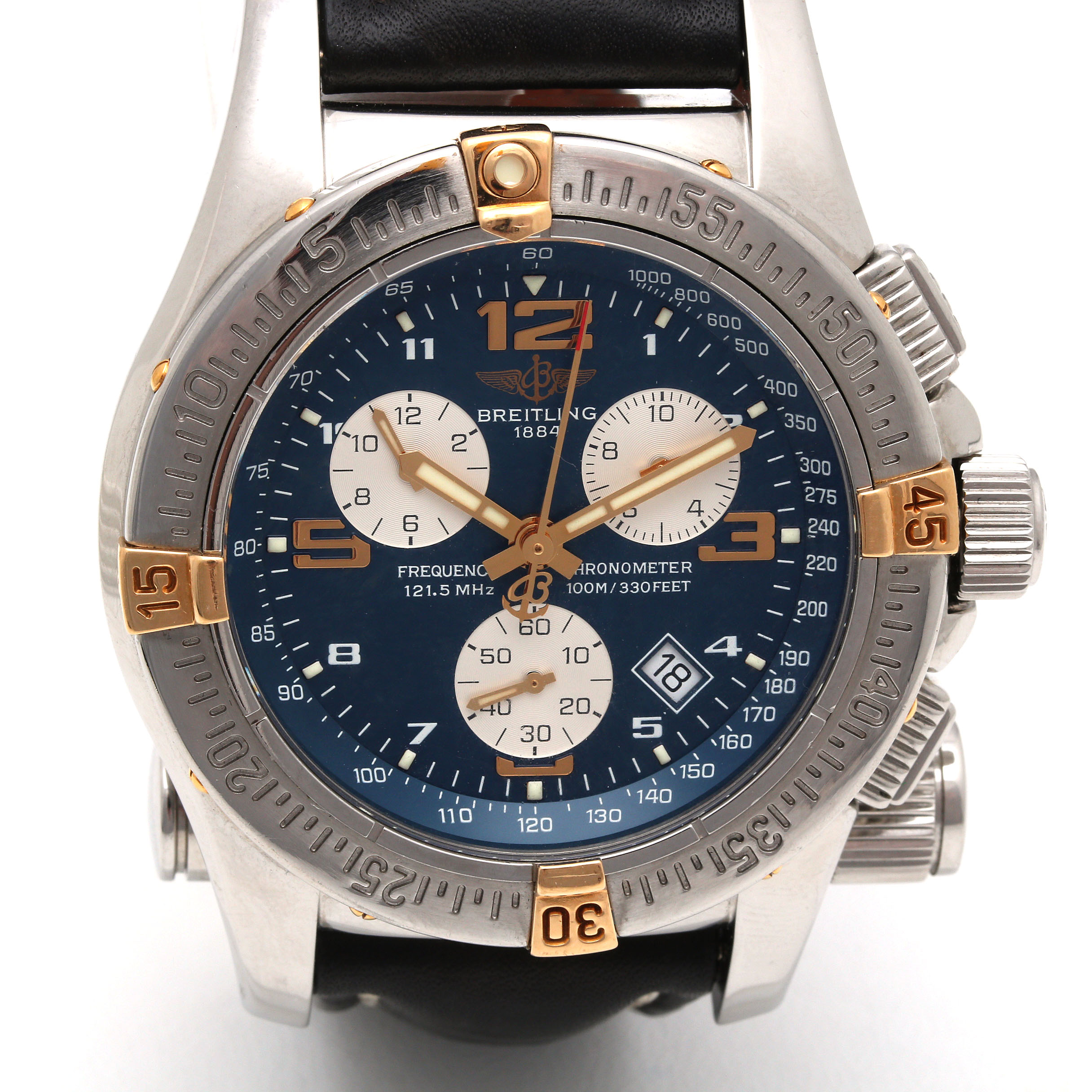 Breitling Emergency Response B73321 18K Yellow Gold and Steel ...