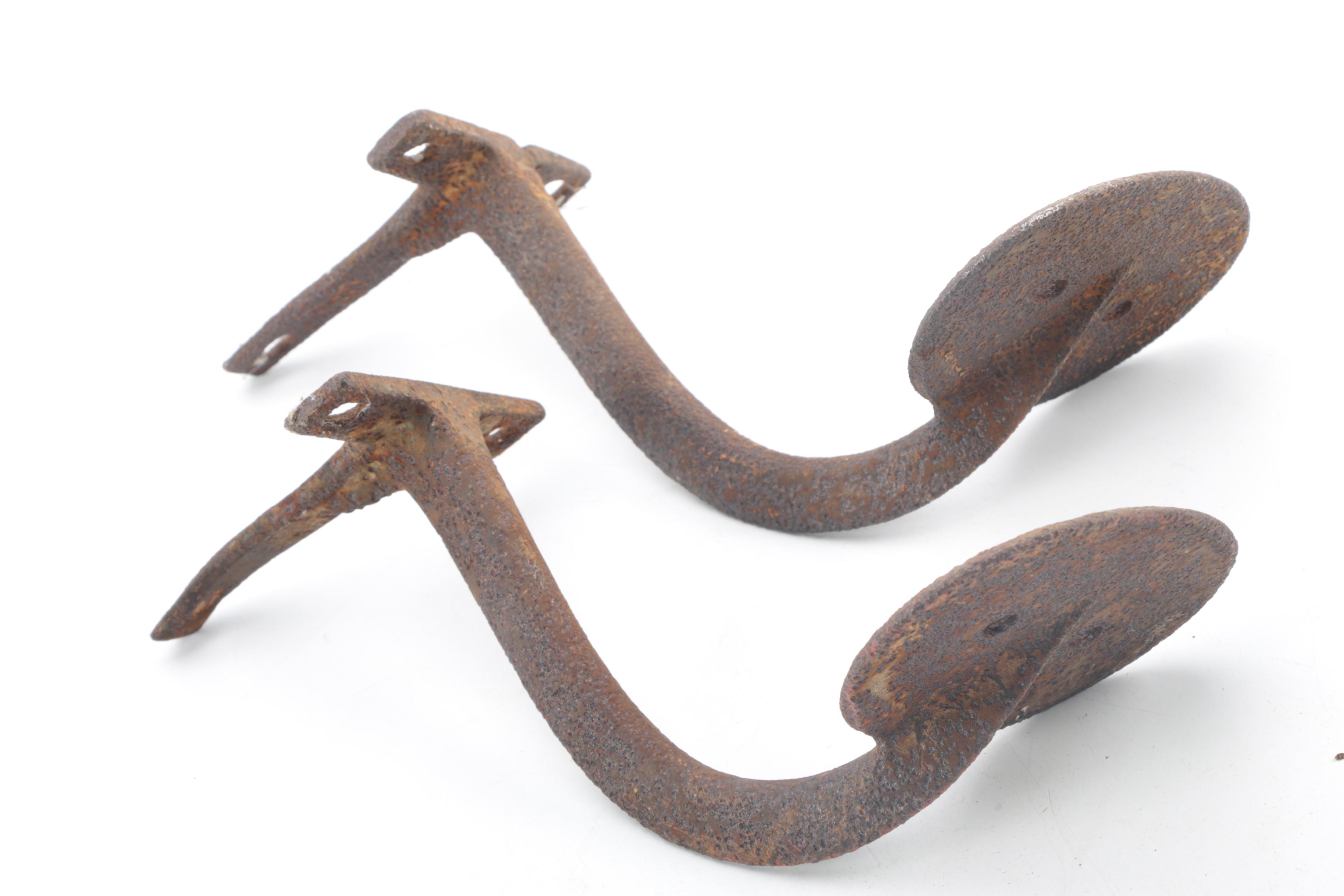 Antique Cast Iron Horse-Drawn Carriage Steps | EBTH