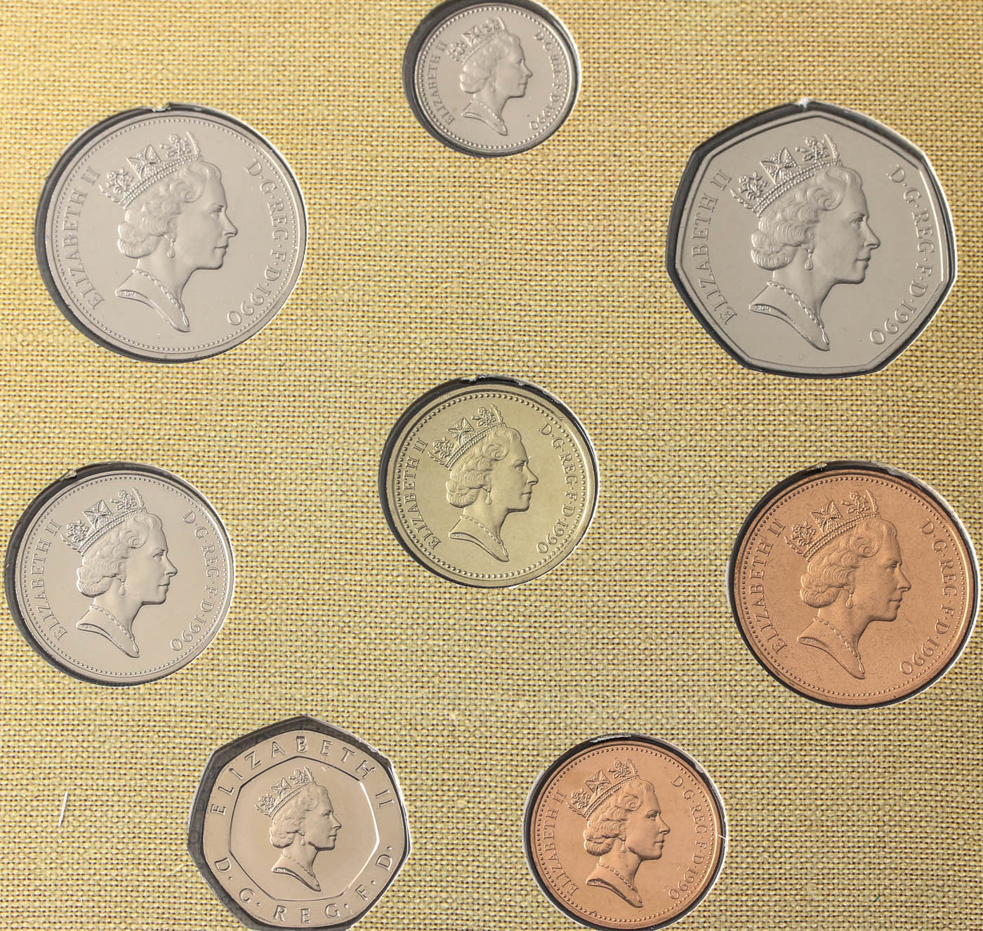 1990 United Kingdom Brilliant Uncirculated Coin Collection | EBTH
