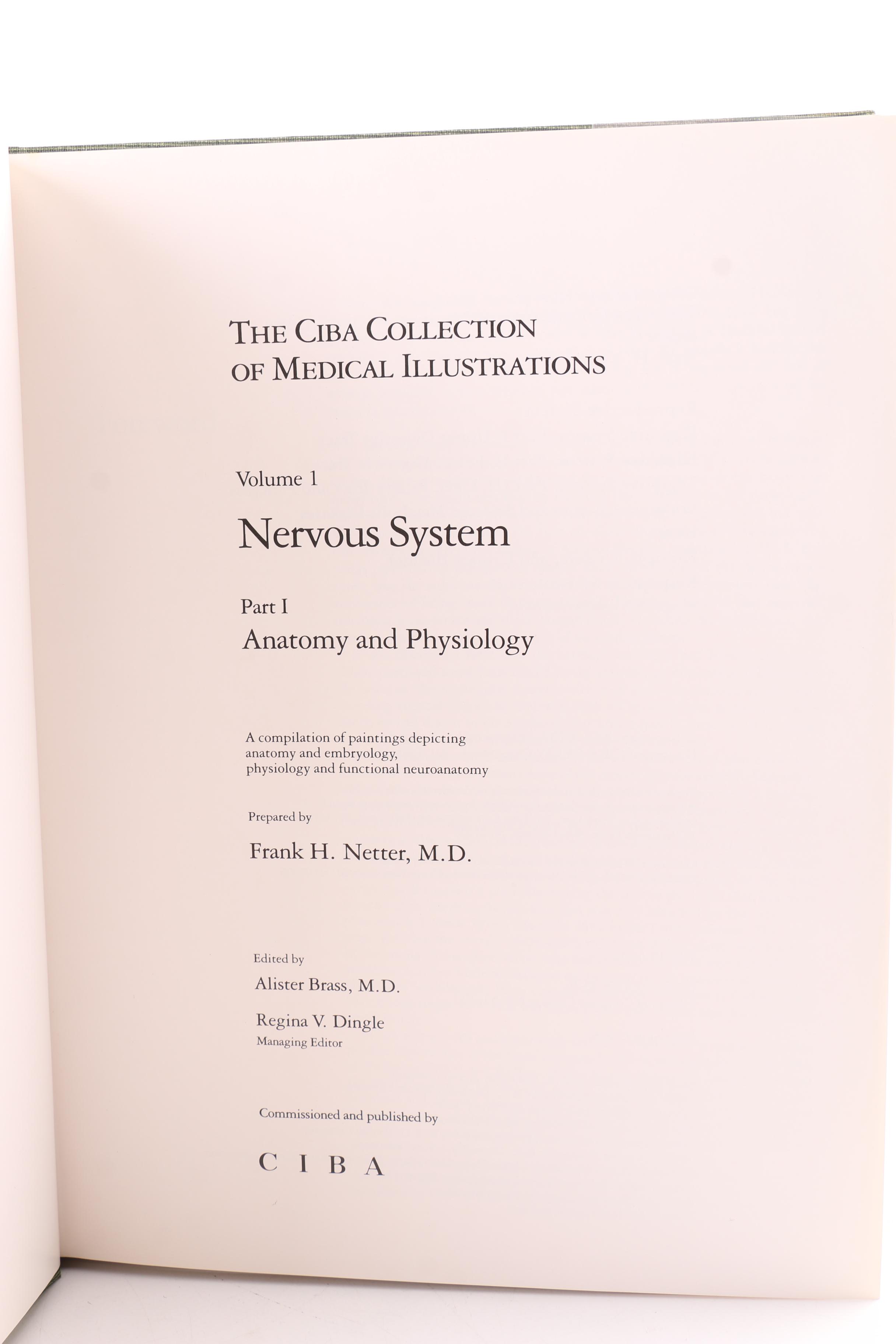 Frank H. Netter Signed "The CIBA Collection Of Medical Illustrations ...