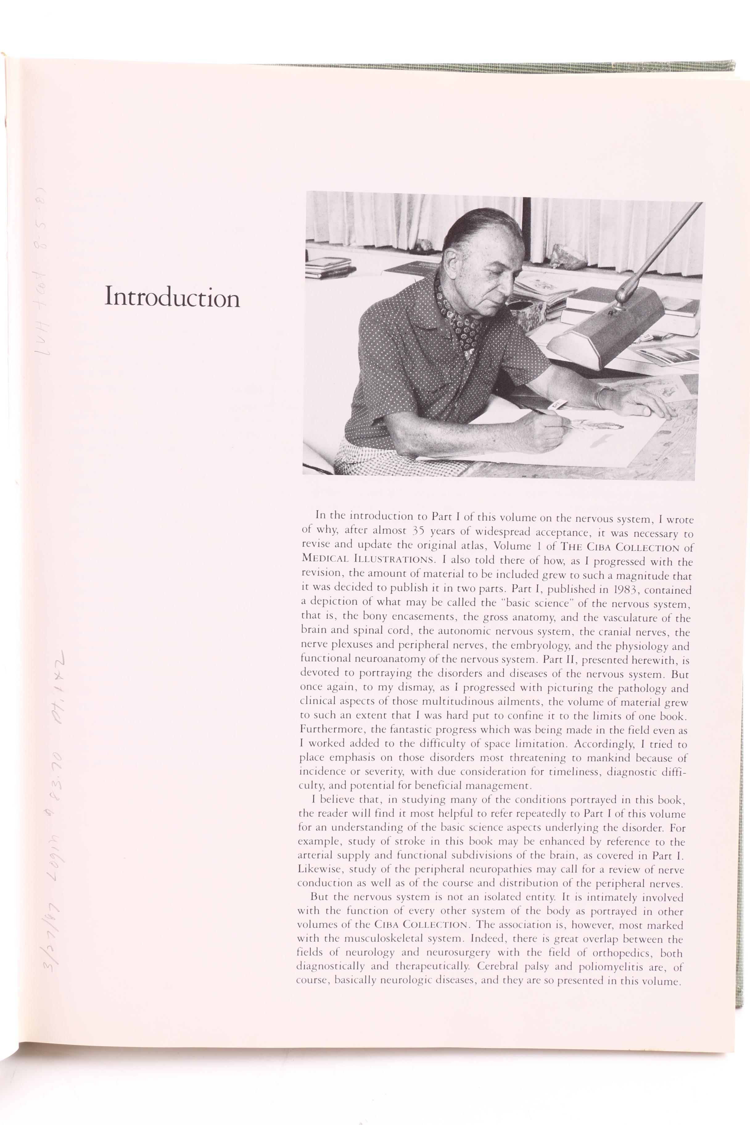 Frank H. Netter Signed "The CIBA Collection Of Medical Illustrations ...