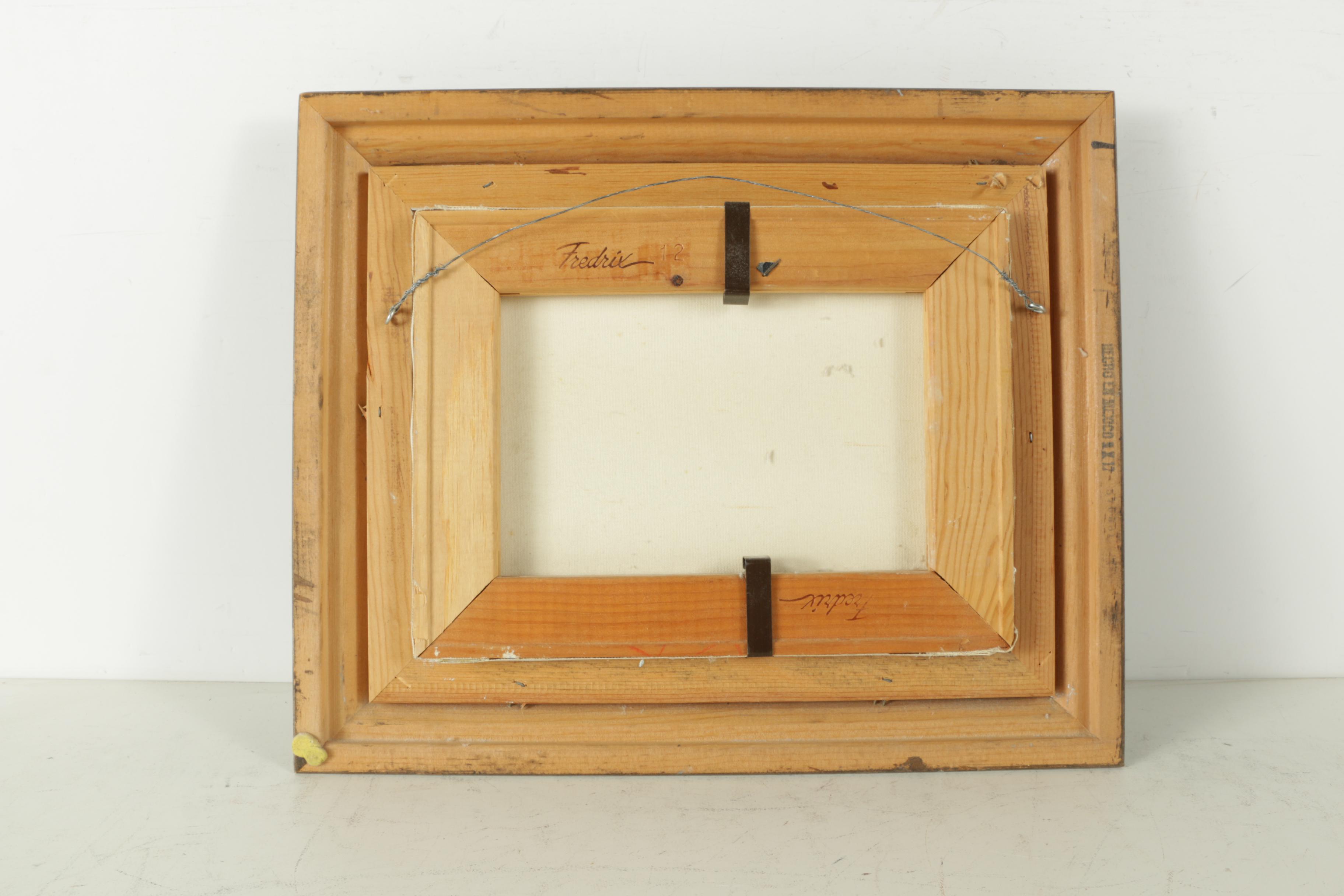 Edwards Oil Painting on Canvas of Winter Scene | EBTH