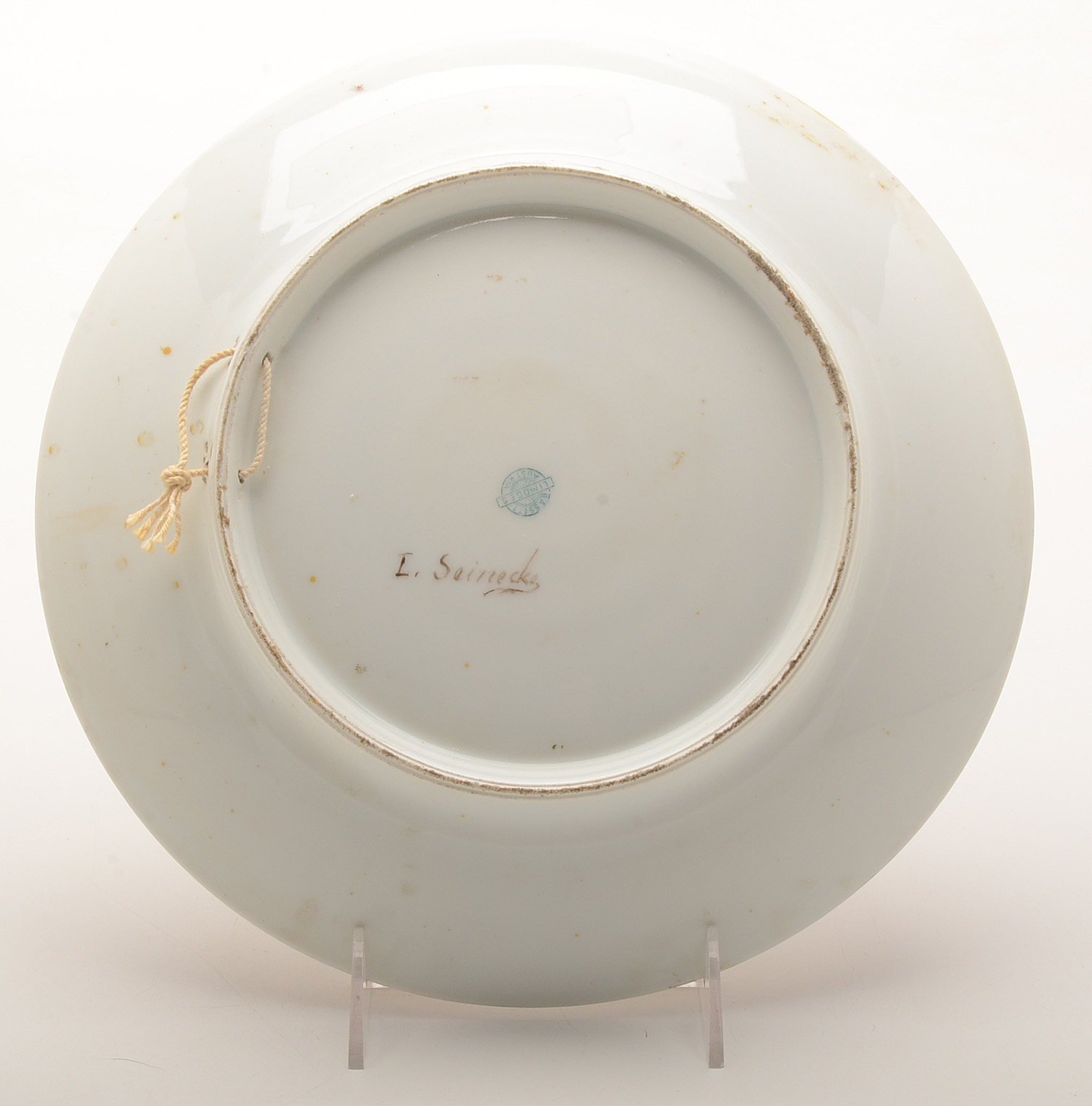 Antique Bassett Austria Limoges France Porcelain Portrait Plate Signed ...