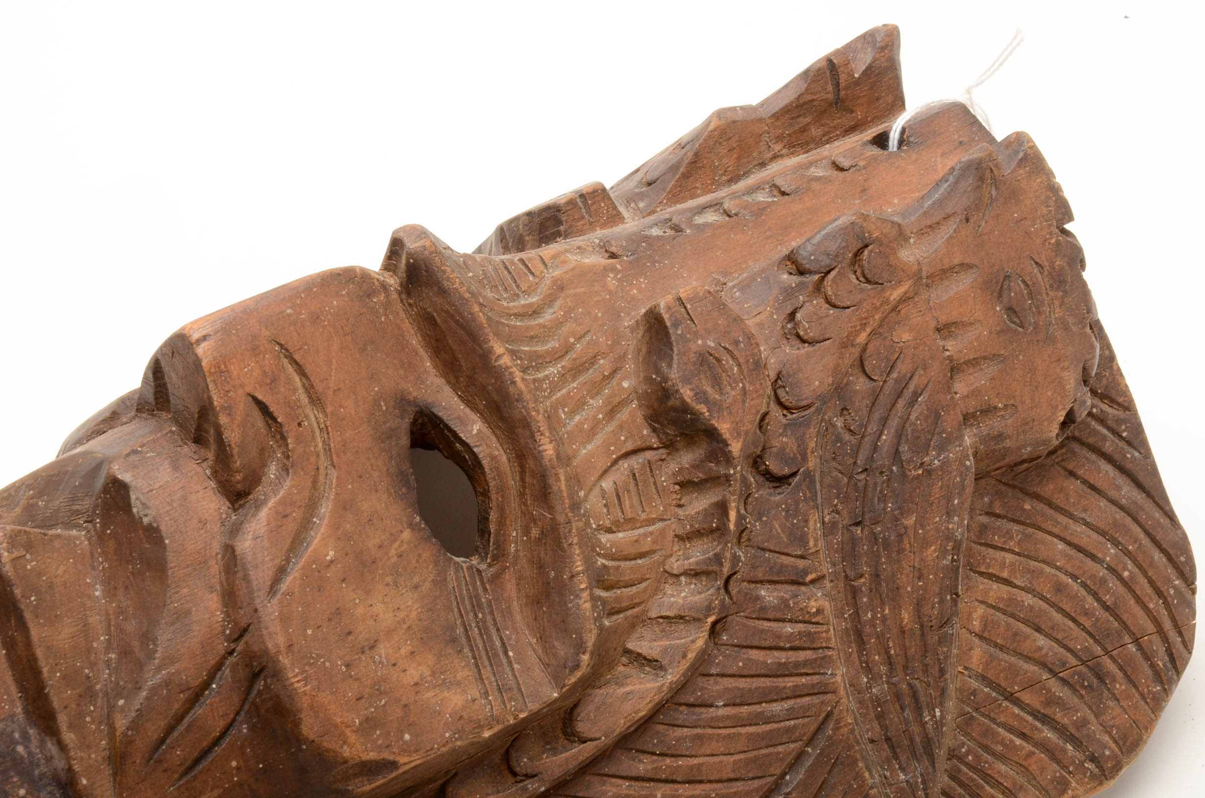 Three Native American Carved Wood Masks | EBTH