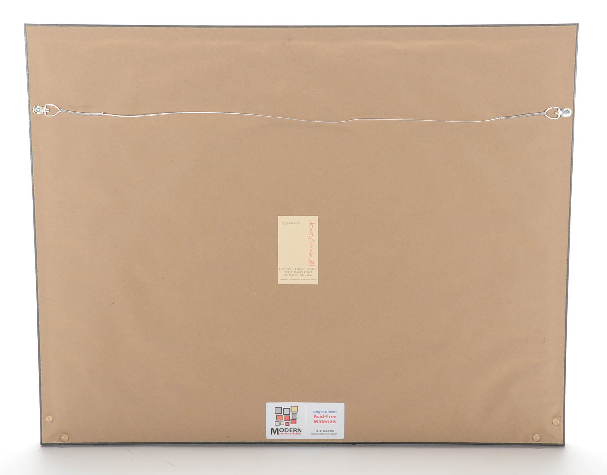 Homer O. Hacker Watercolor Painting of a Chapel | EBTH