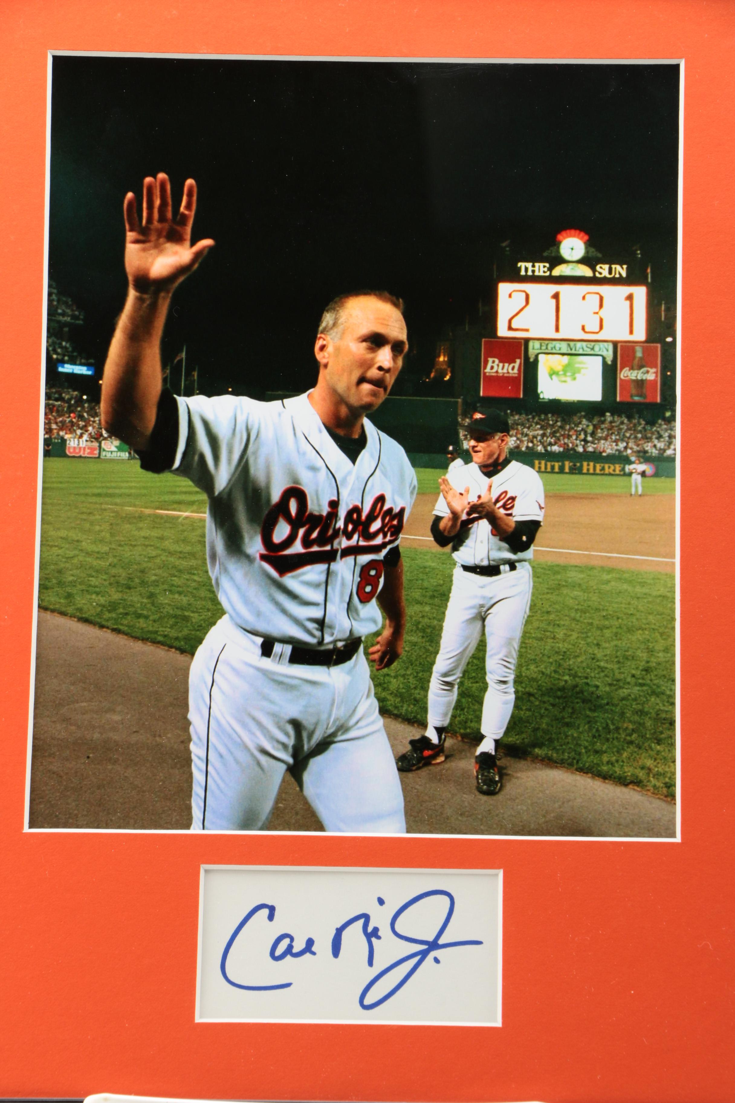 Cal Ripken Jr. Autographed Framed Photo | EBTH