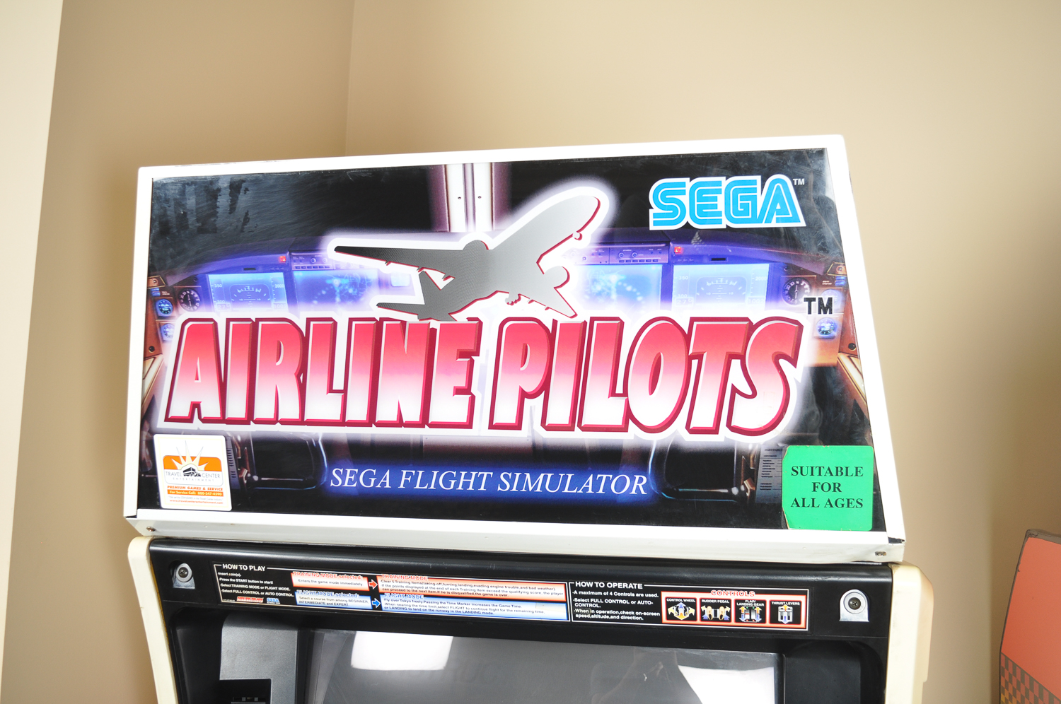 1999 Sega "Airline Pilots" Arcade Game | EBTH