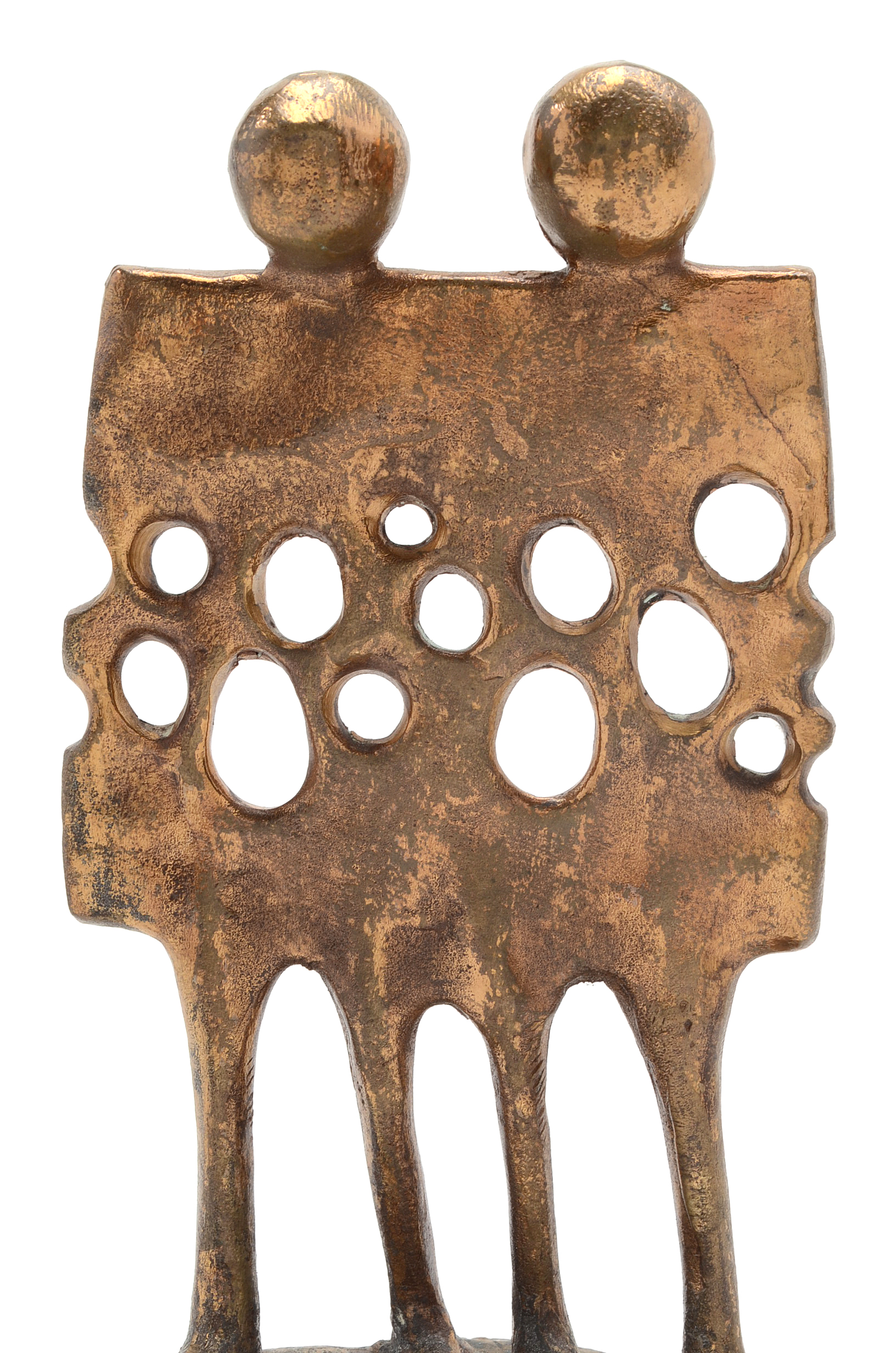 Abstract Bronze Gemini Sculpture | EBTH