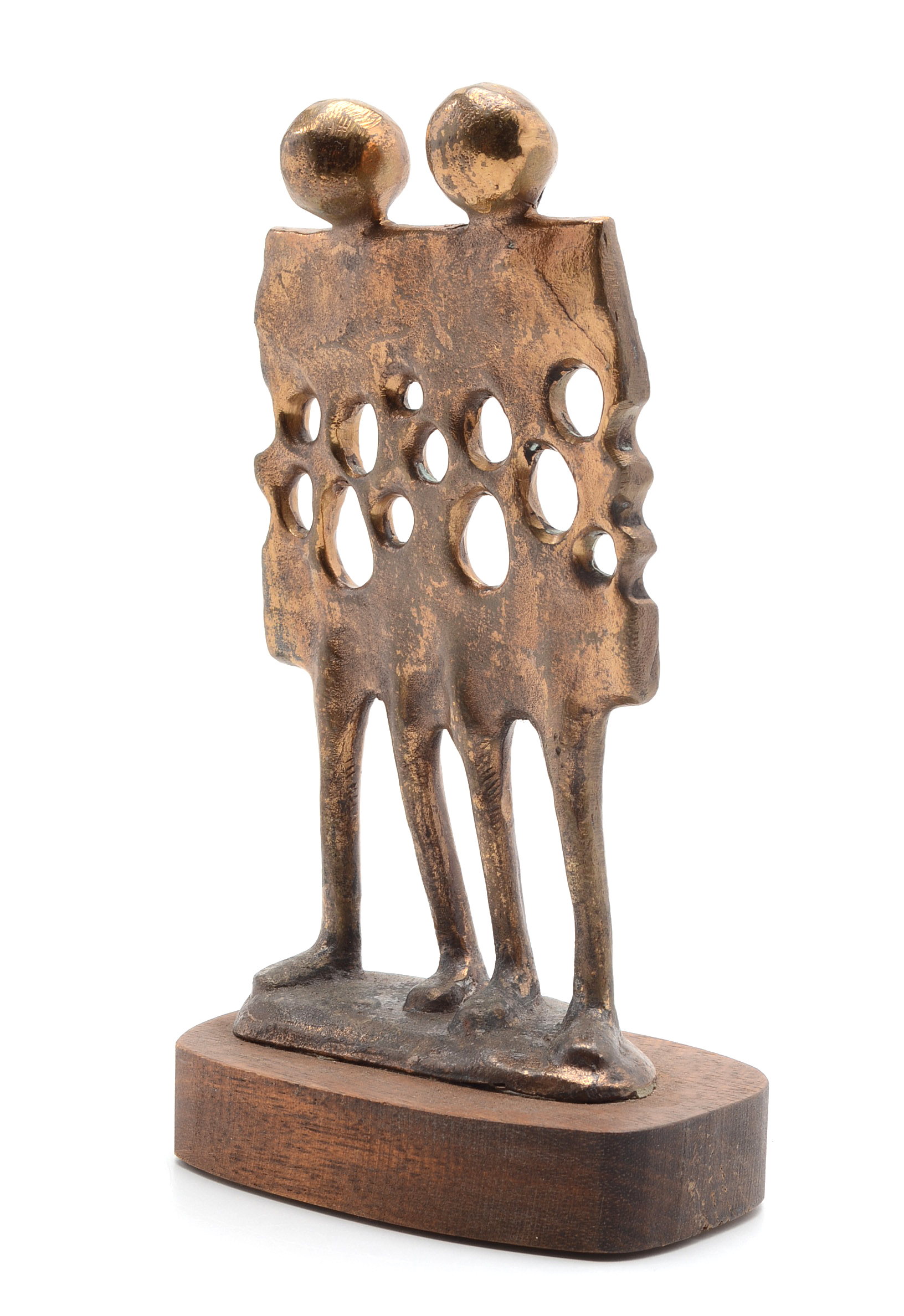 Abstract Bronze Gemini Sculpture | EBTH