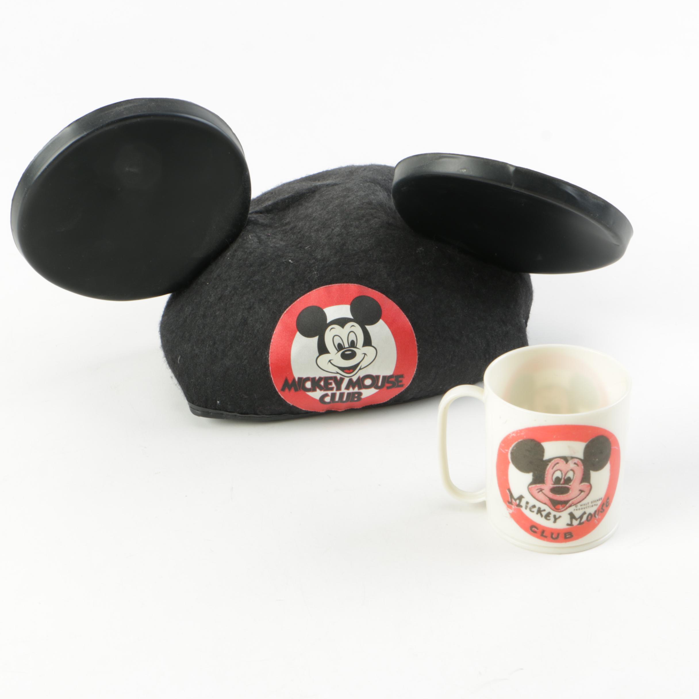 Mickey Mouse Club Hat and Cup | EBTH