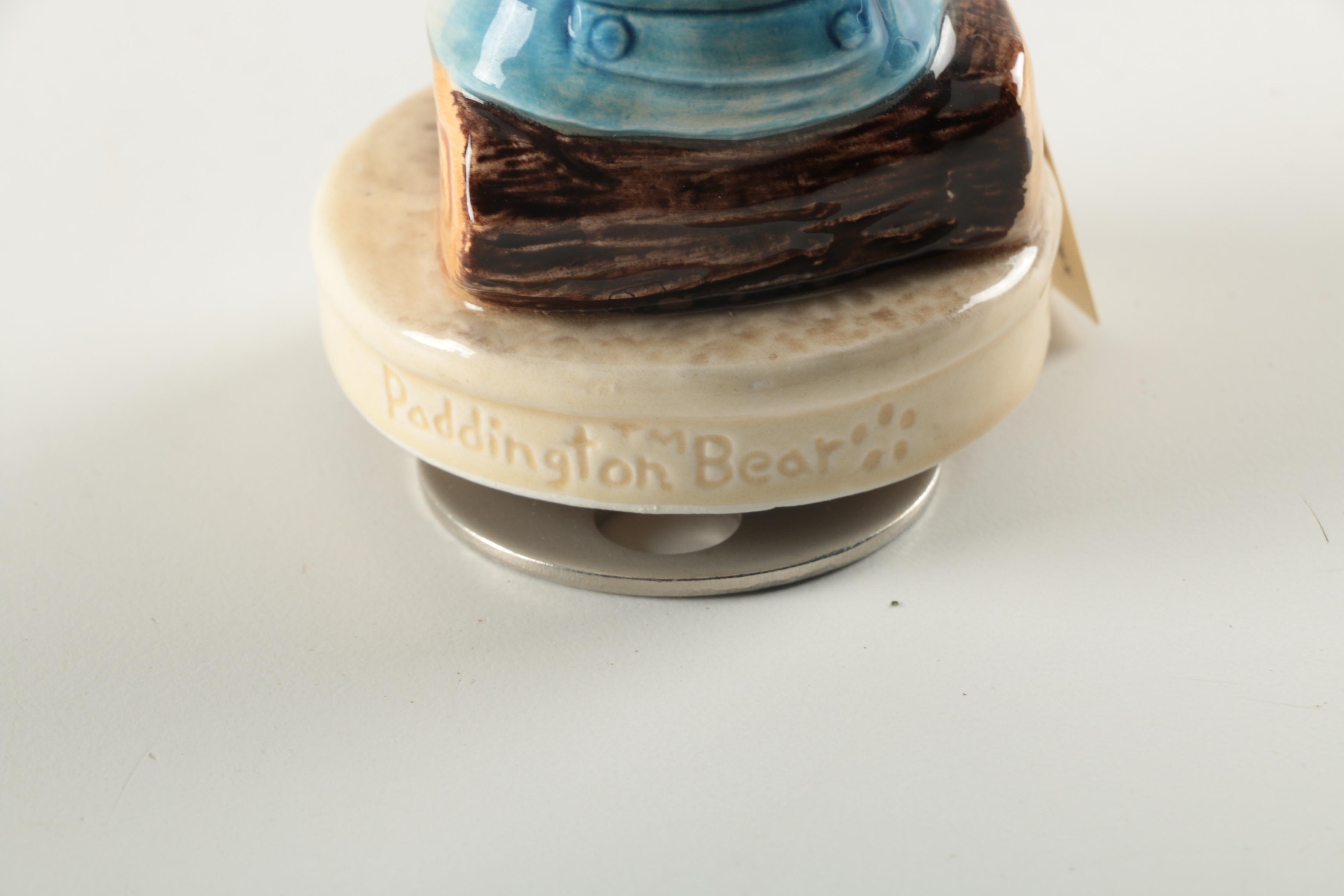 Vintage Schmid Ceramic Figurine Music Boxes Including Paddington and ...